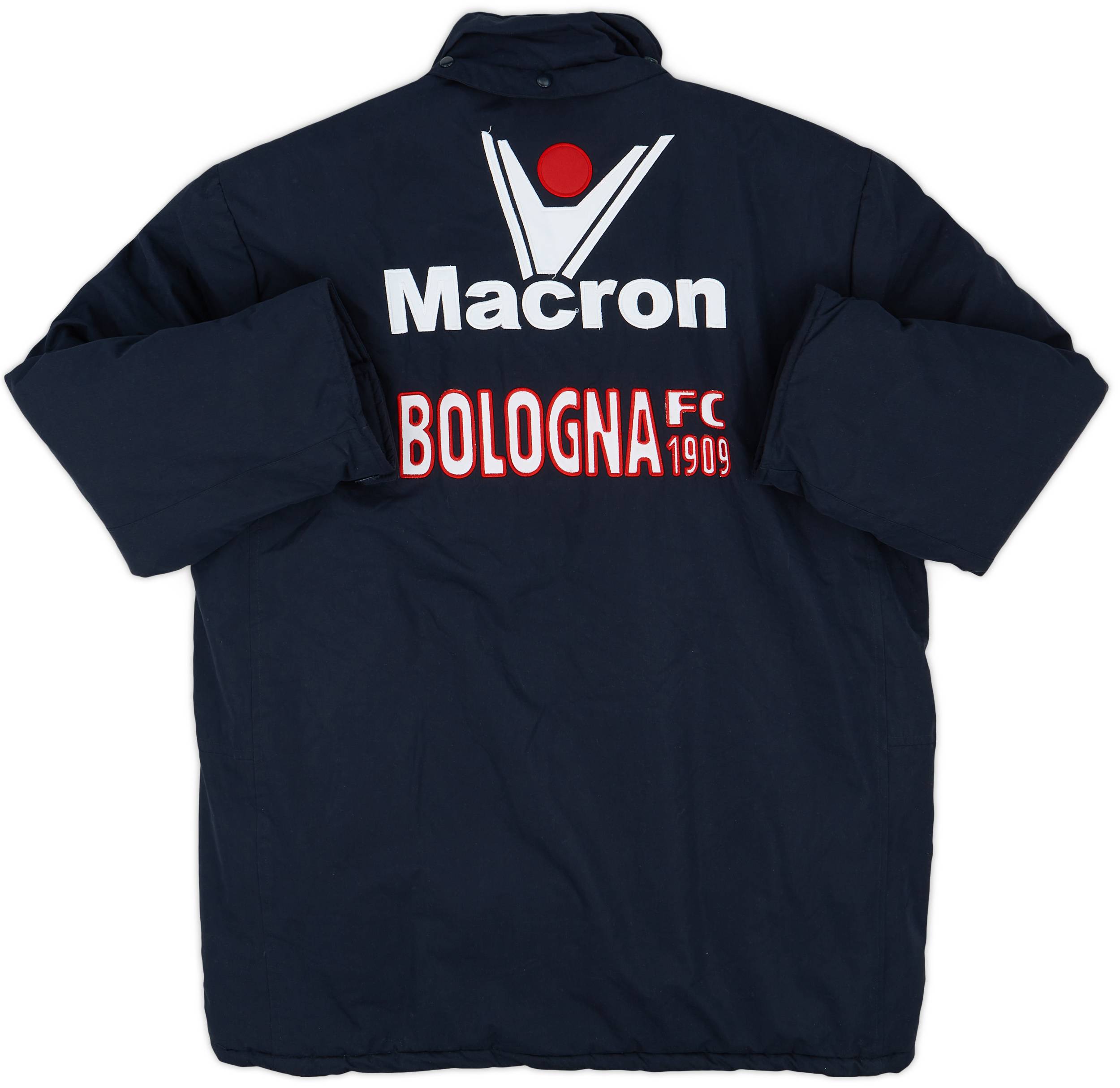 2001-02 Bologna Macron Padded Bench Coat - 8/10 - (L)