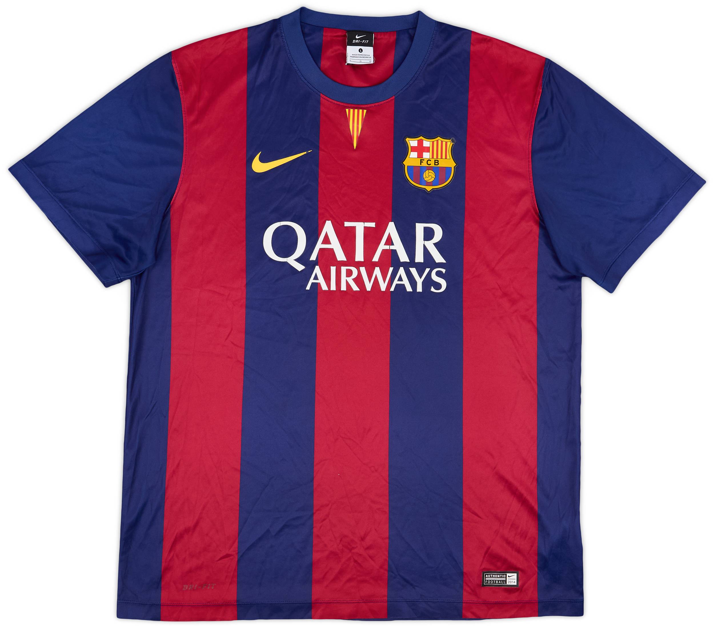 2014-15 Barcelona Basic Home Shirt - 5/10 - (L)