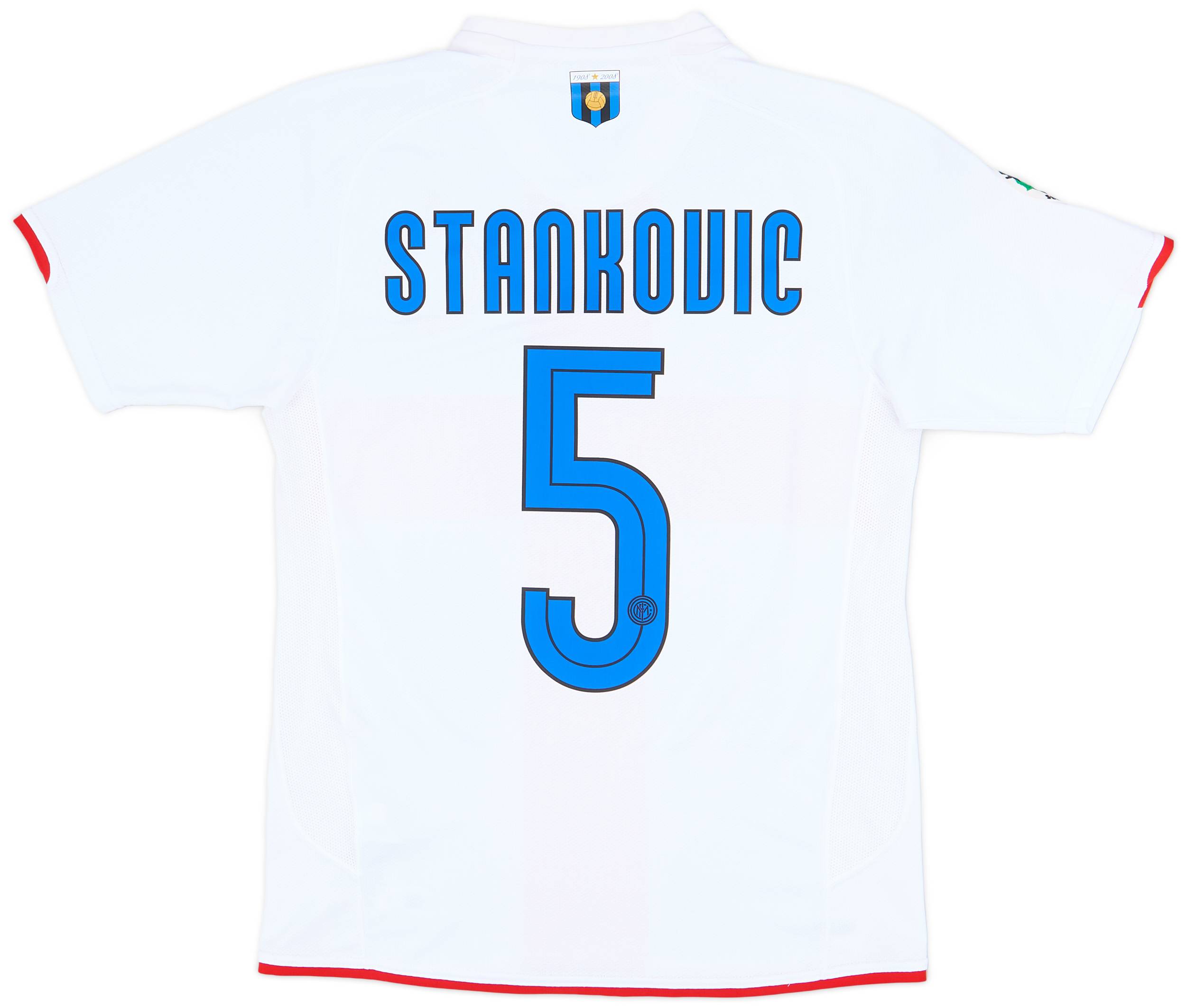 2007-08 Inter Milan Centenary Away Shirt Stankovic #5 - 9/10 - (S)