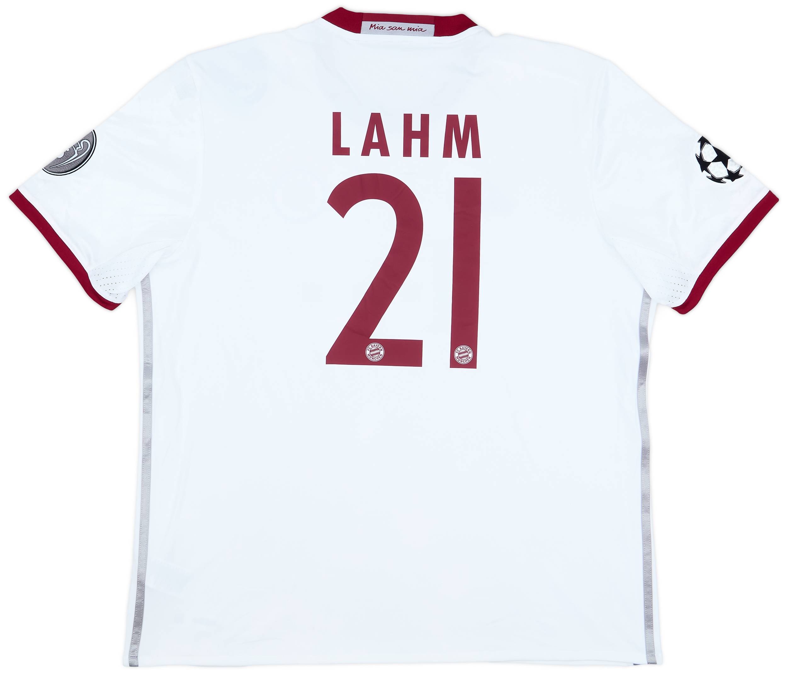 2016-17 Bayern Munich Third Shirt Lahm #21 (XL)