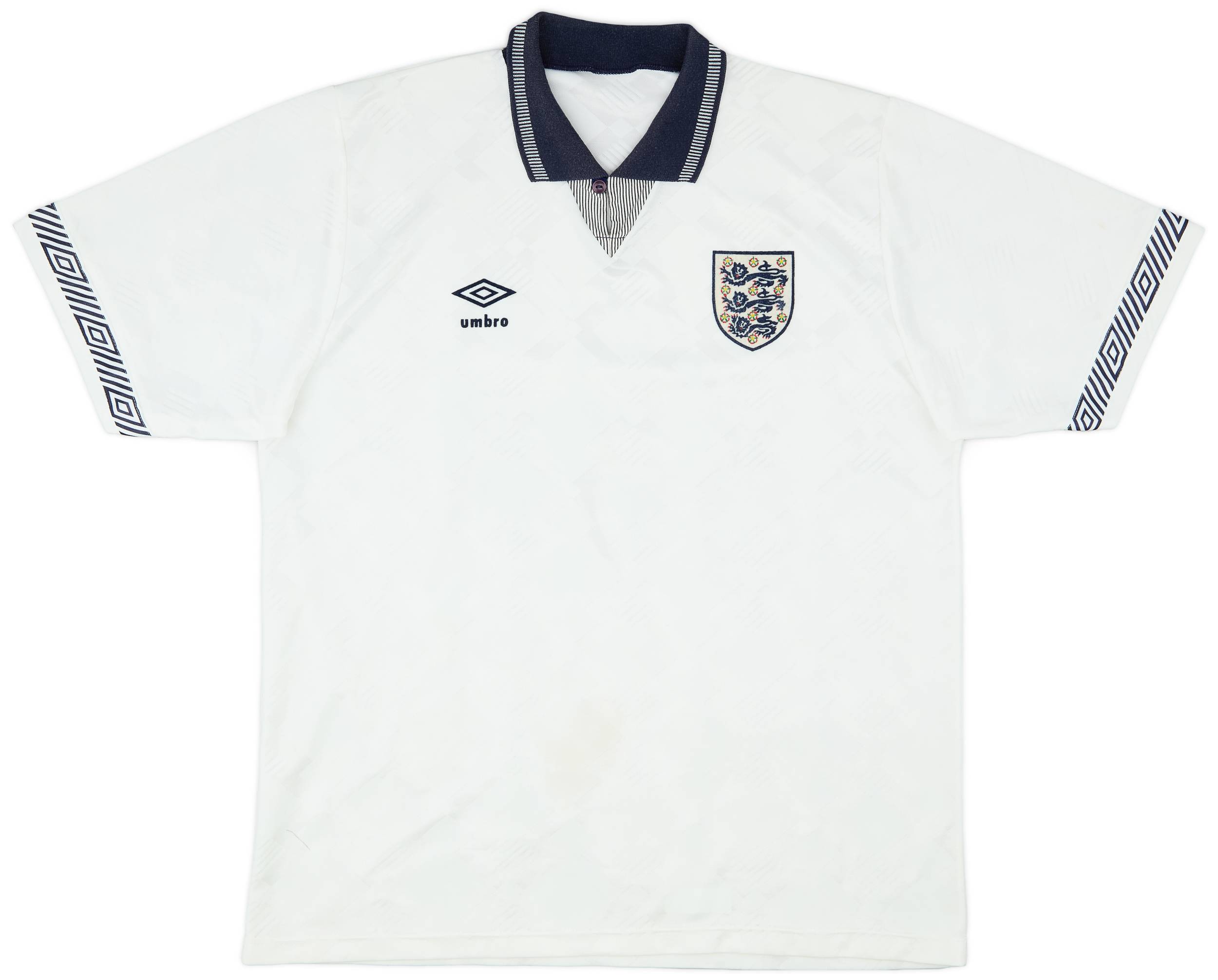 1990-92 England Home Shirt - 6/10 - (L)