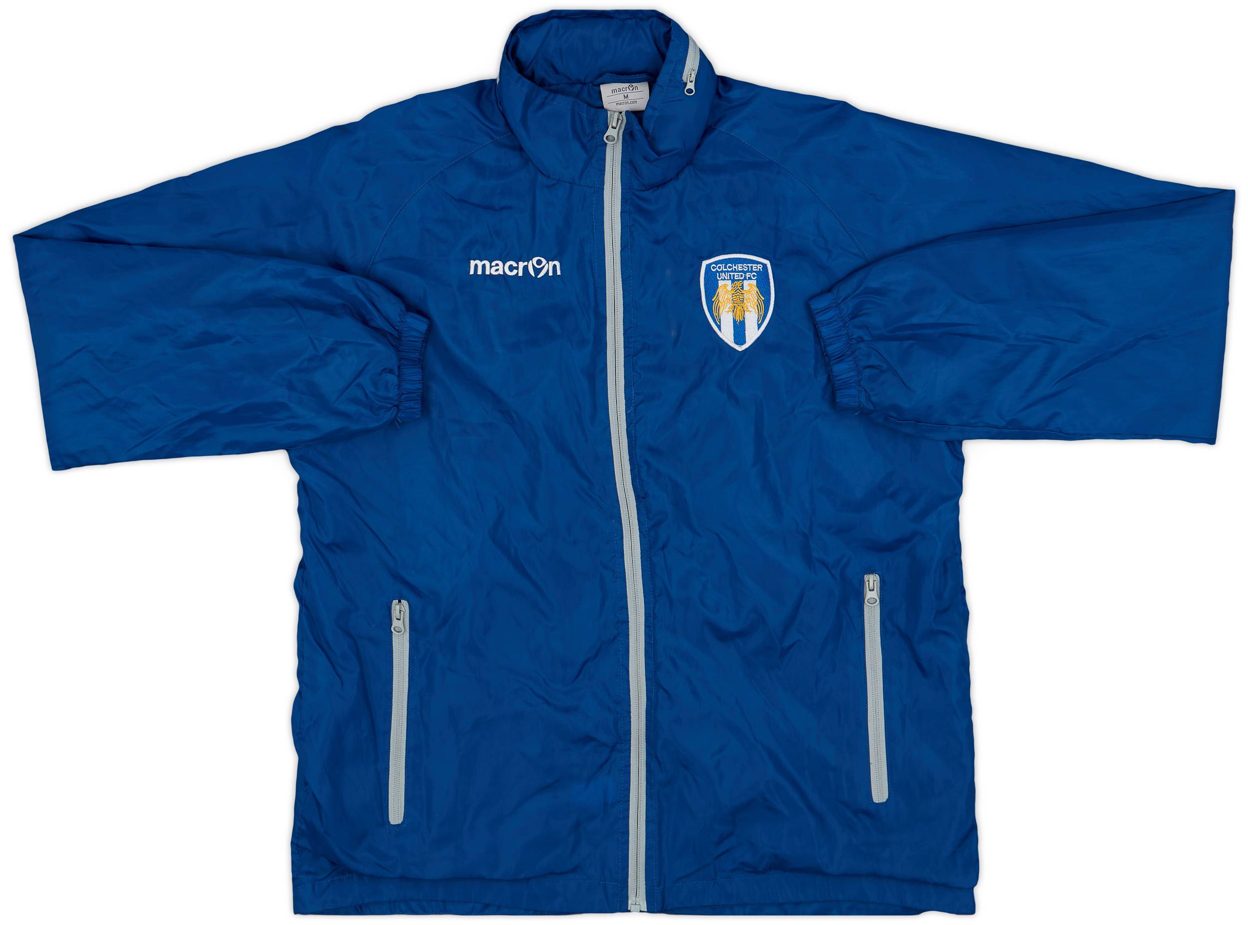 2016-17 Colchester Macron Hooded Rain Jacket - 8/10 - (M)