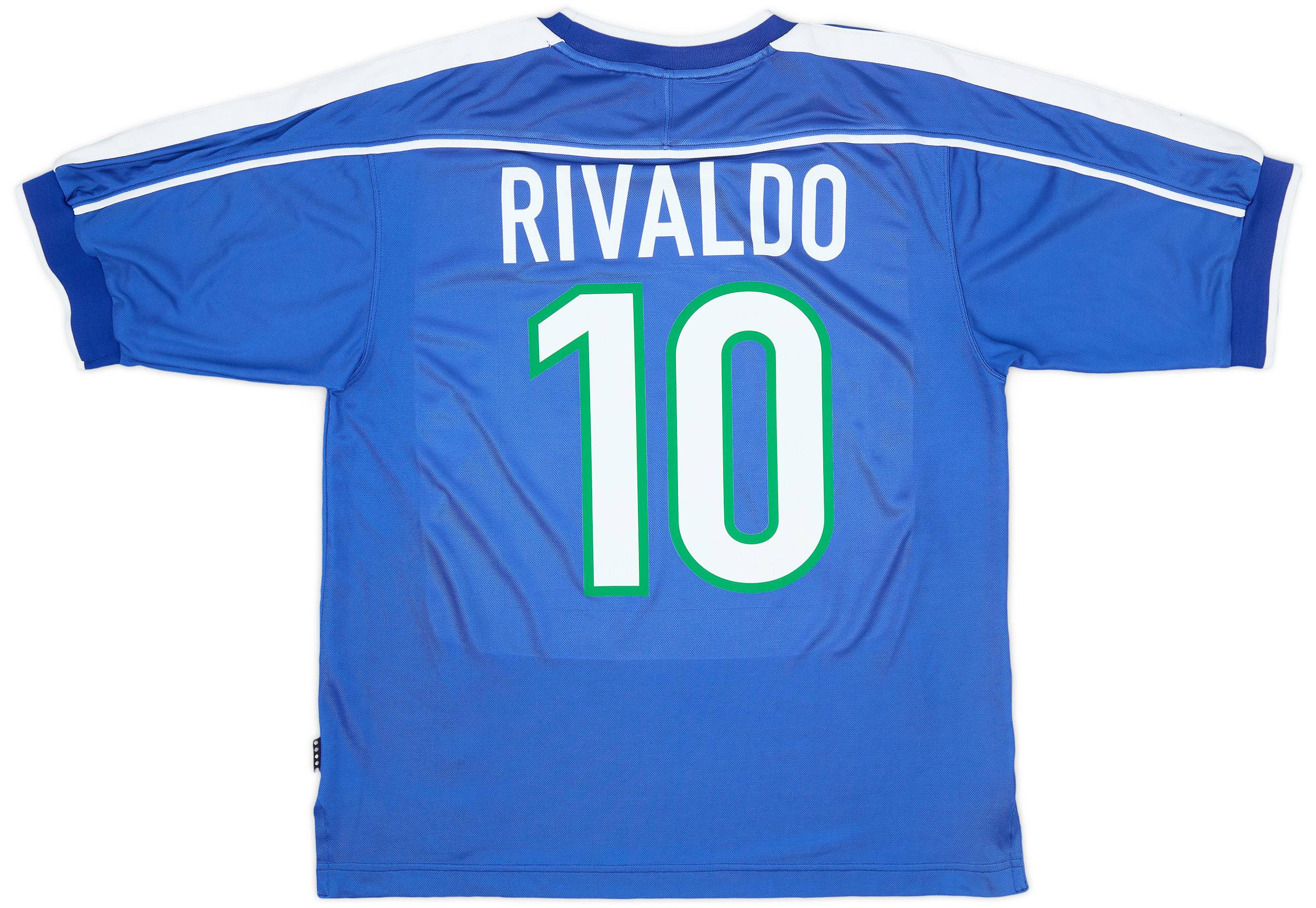 1998-00 Brazil Away Shirt Rivaldo #10 - 9/10 - (M)