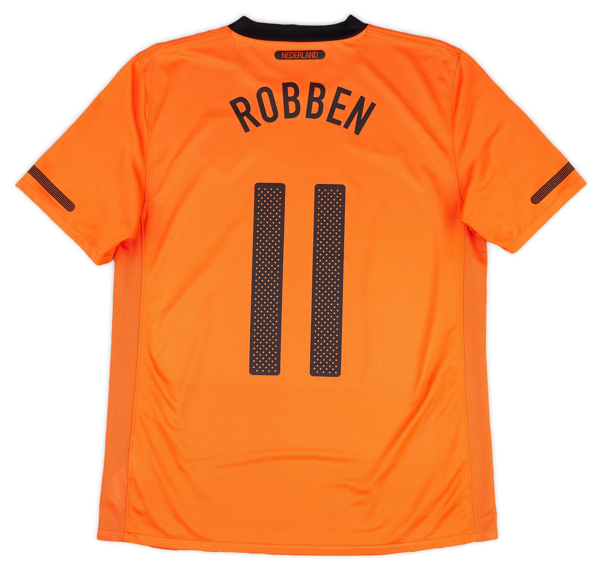 2010-11 Netherlands Home Shirt Robben #11