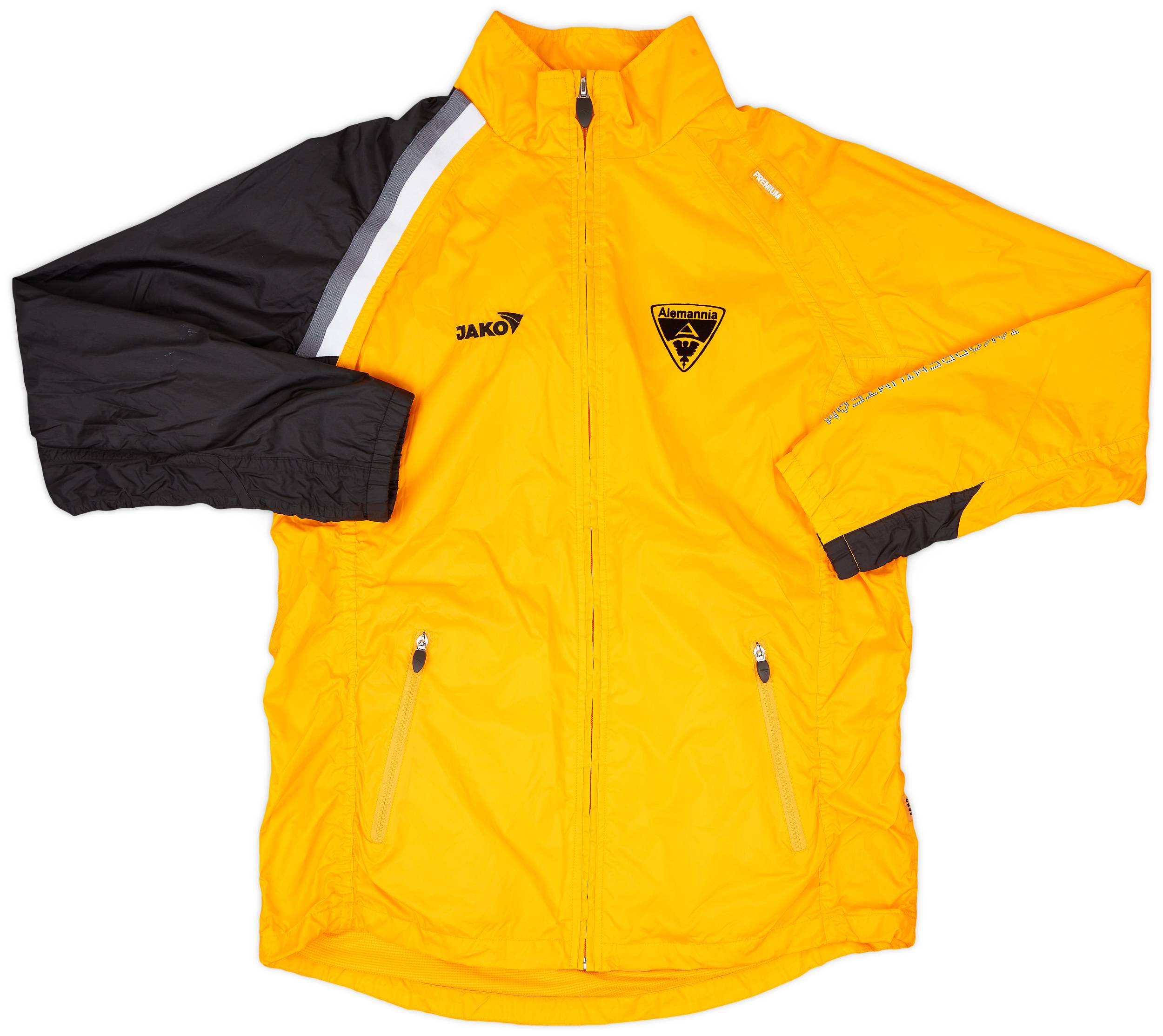 2004-05 Alemannia Aachen Jako Hooded Rain Jacket - 7/10 - (XXL)