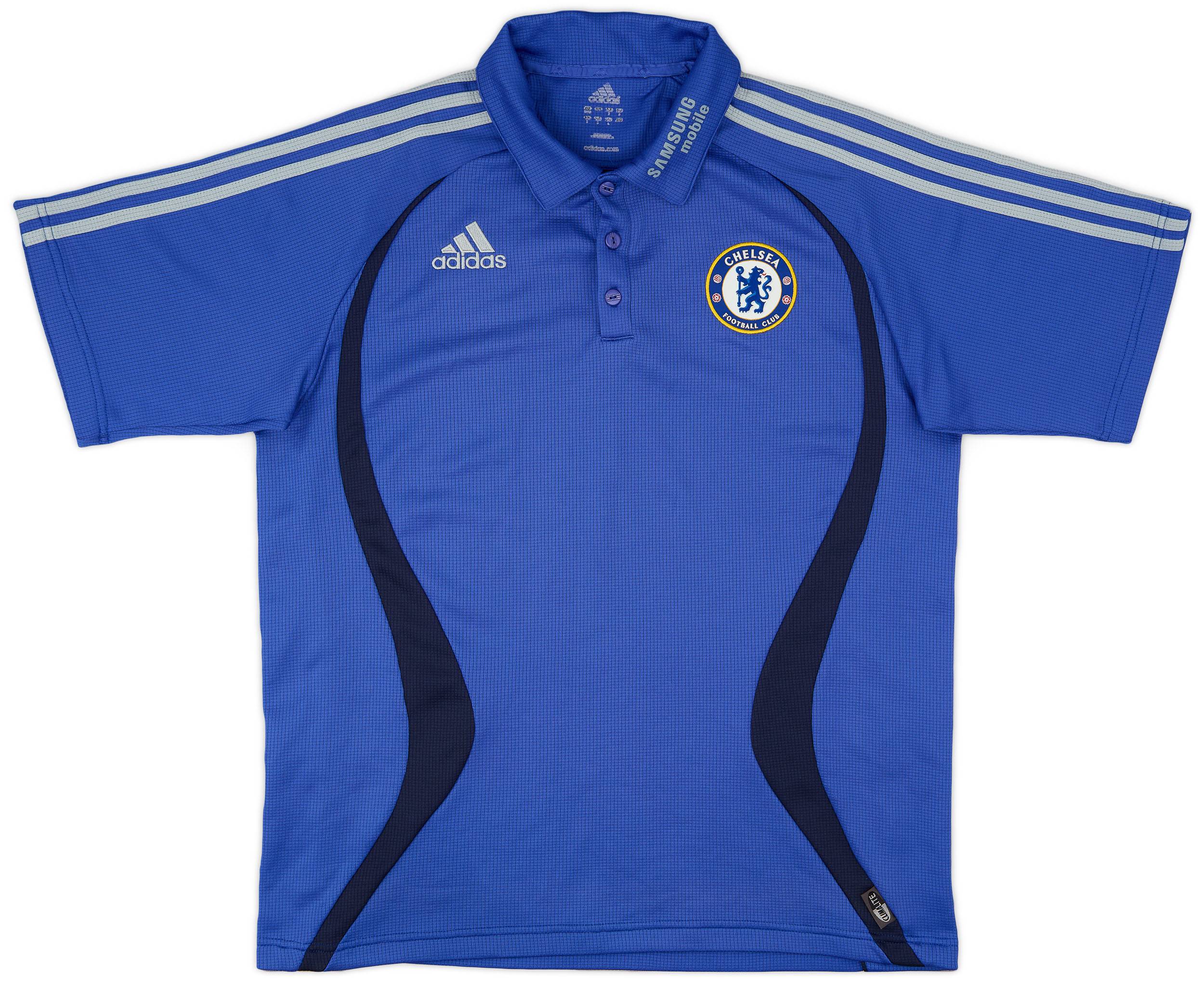 2006-07 Chelsea adidas Polo Shirt - 9/10 - (L)