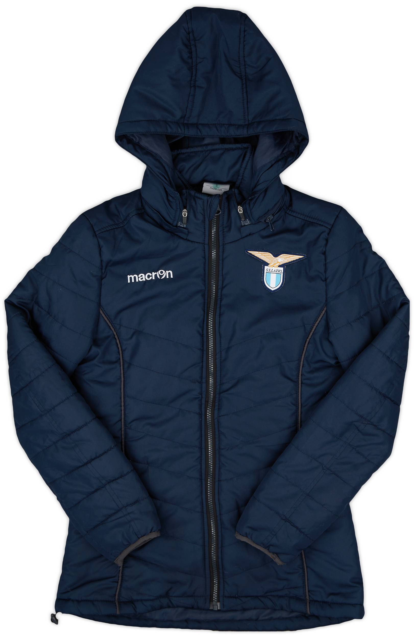 2016-17 Lazio Macron Padded Bench Coat - 8/10 - (S)