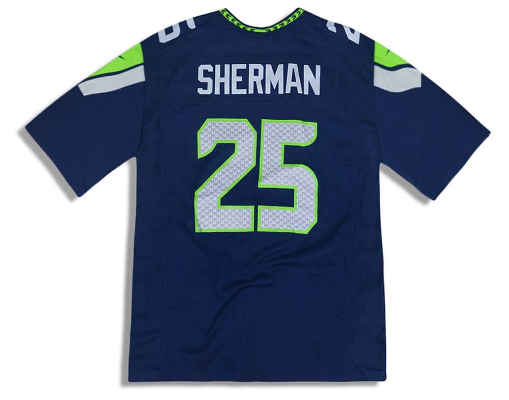 2017 Seattle Seahawks Sherman #25 Nike Game Jersey (Home) XL - *As New*