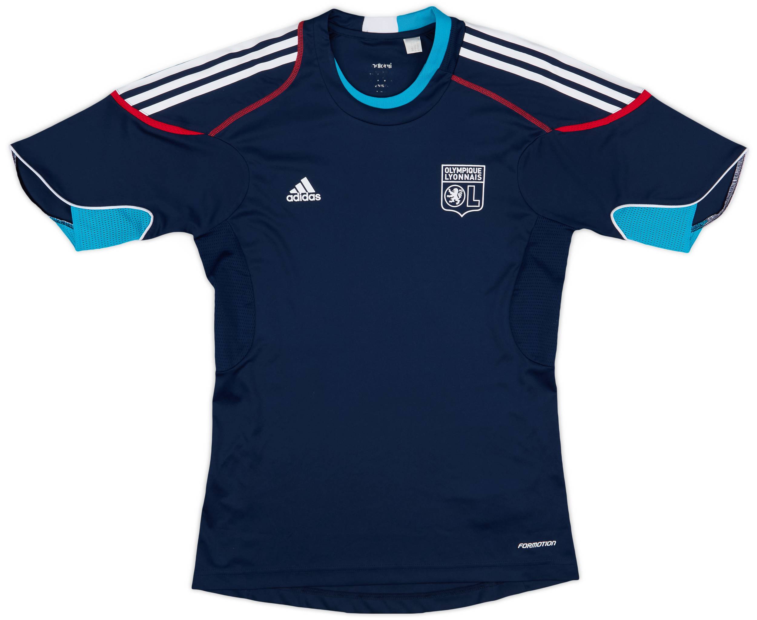 2010-11 Lyon adidas Formotion Training Shirt - 8/10 - (M)