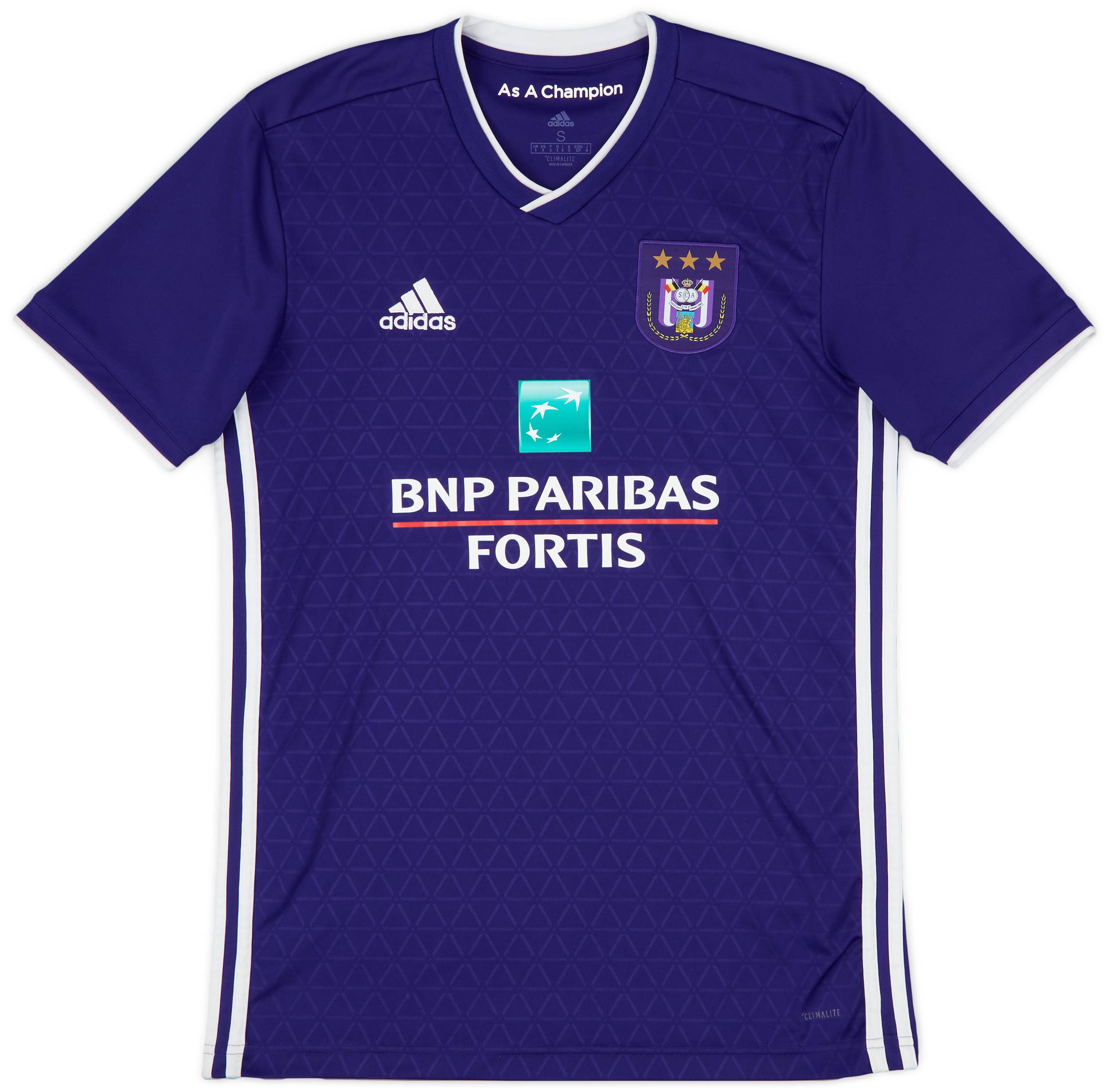 2018-19 Anderlecht Home Shirt - 9/10 - (S)