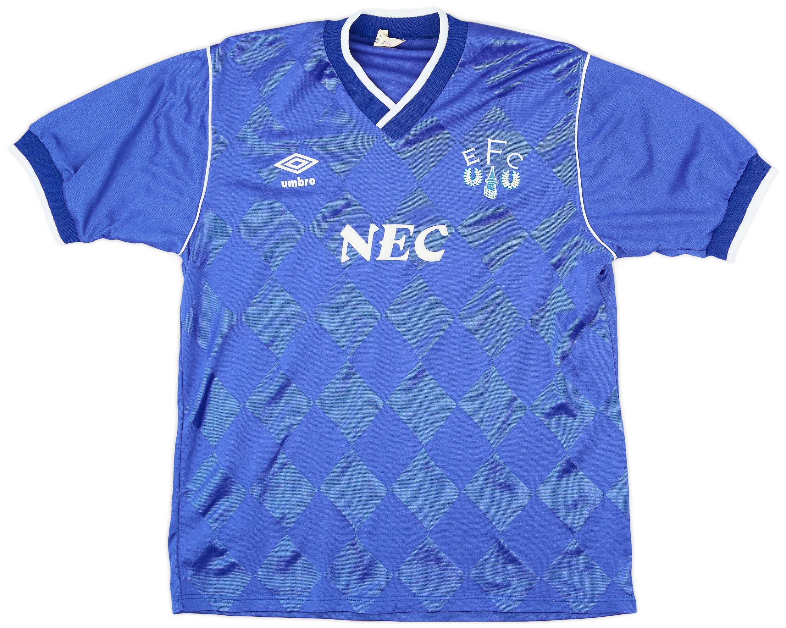 1986-89 Everton Home Shirt - 9/10 - (L)