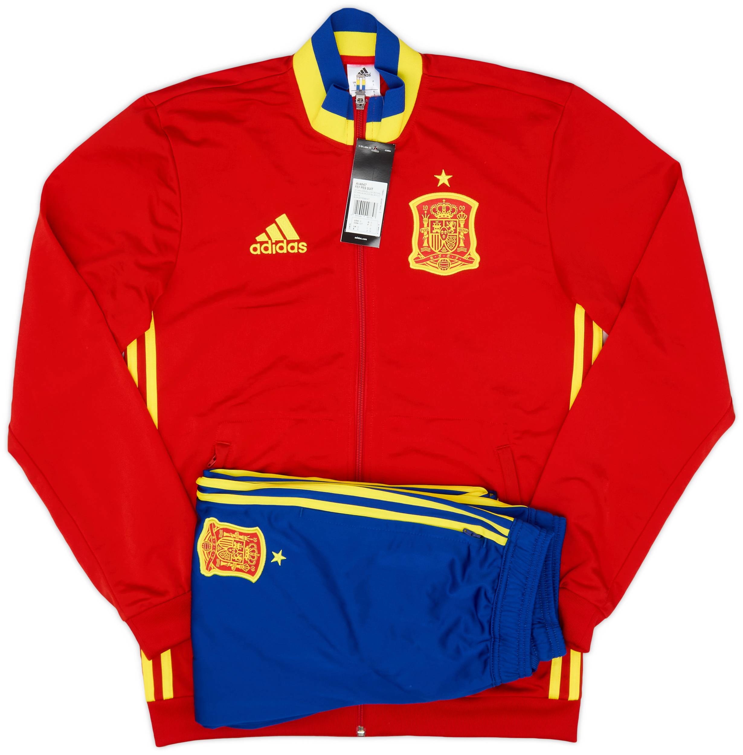 2014-16 Spain adidas Tracksuit (S)