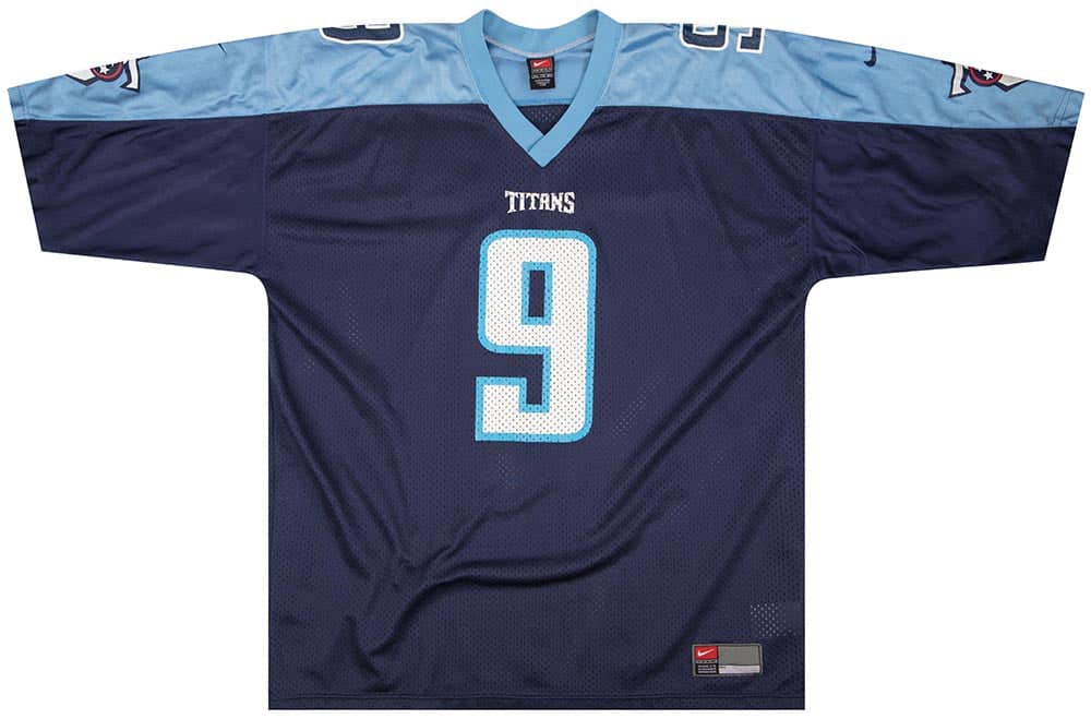 1999-00 Tennessee Titans McNair #9 Nike Jersey (Home) Y