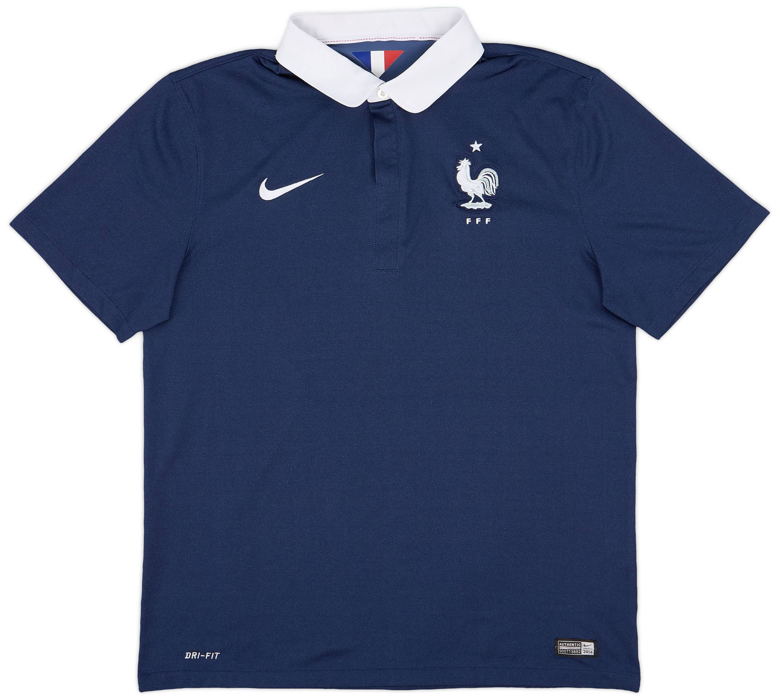 2014-15 France Home Shirt - 8/10 - (L)