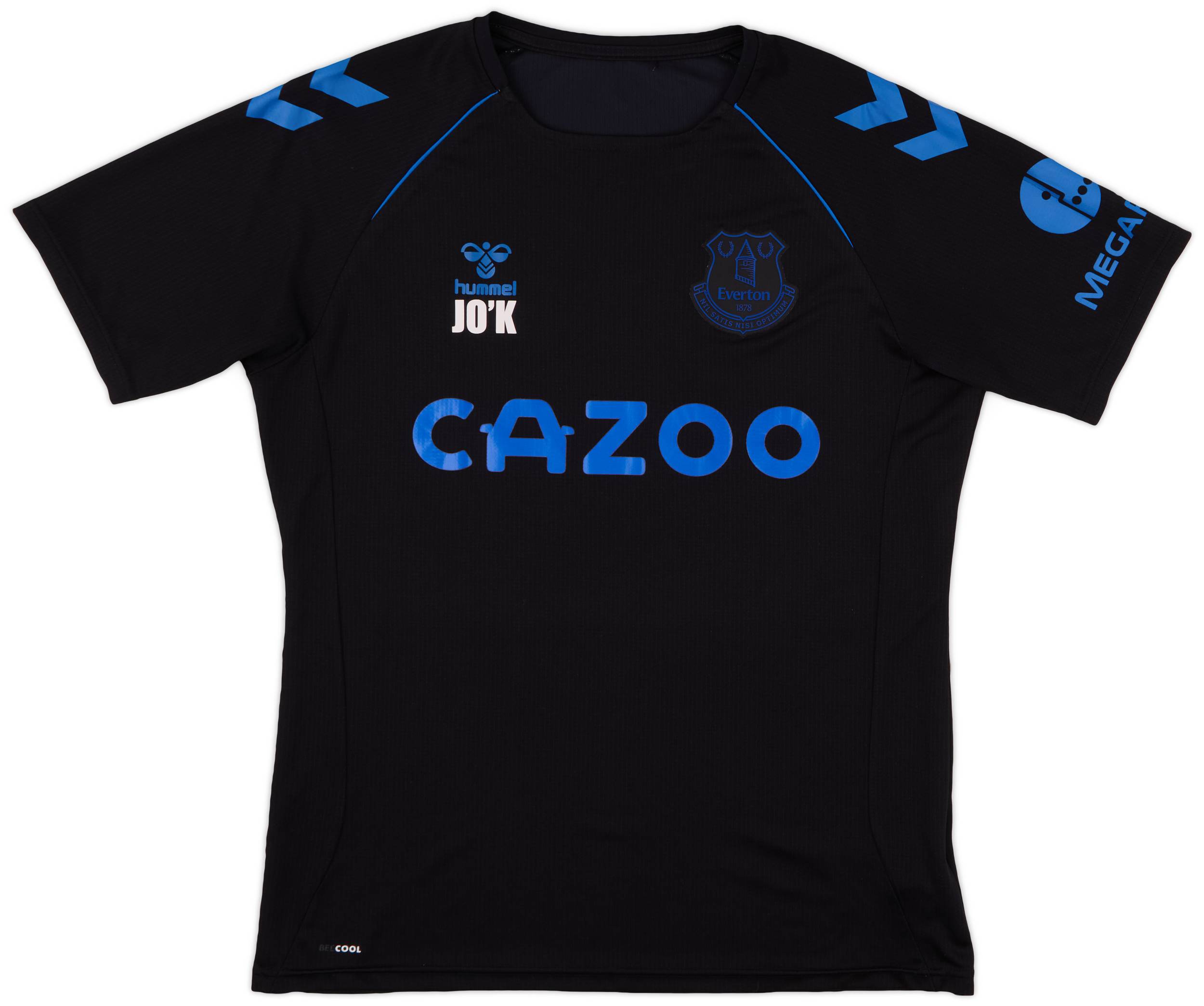 2021-22 Everton Staff Issue Hummel Training Shirt JO'K - 8/10 - (M)