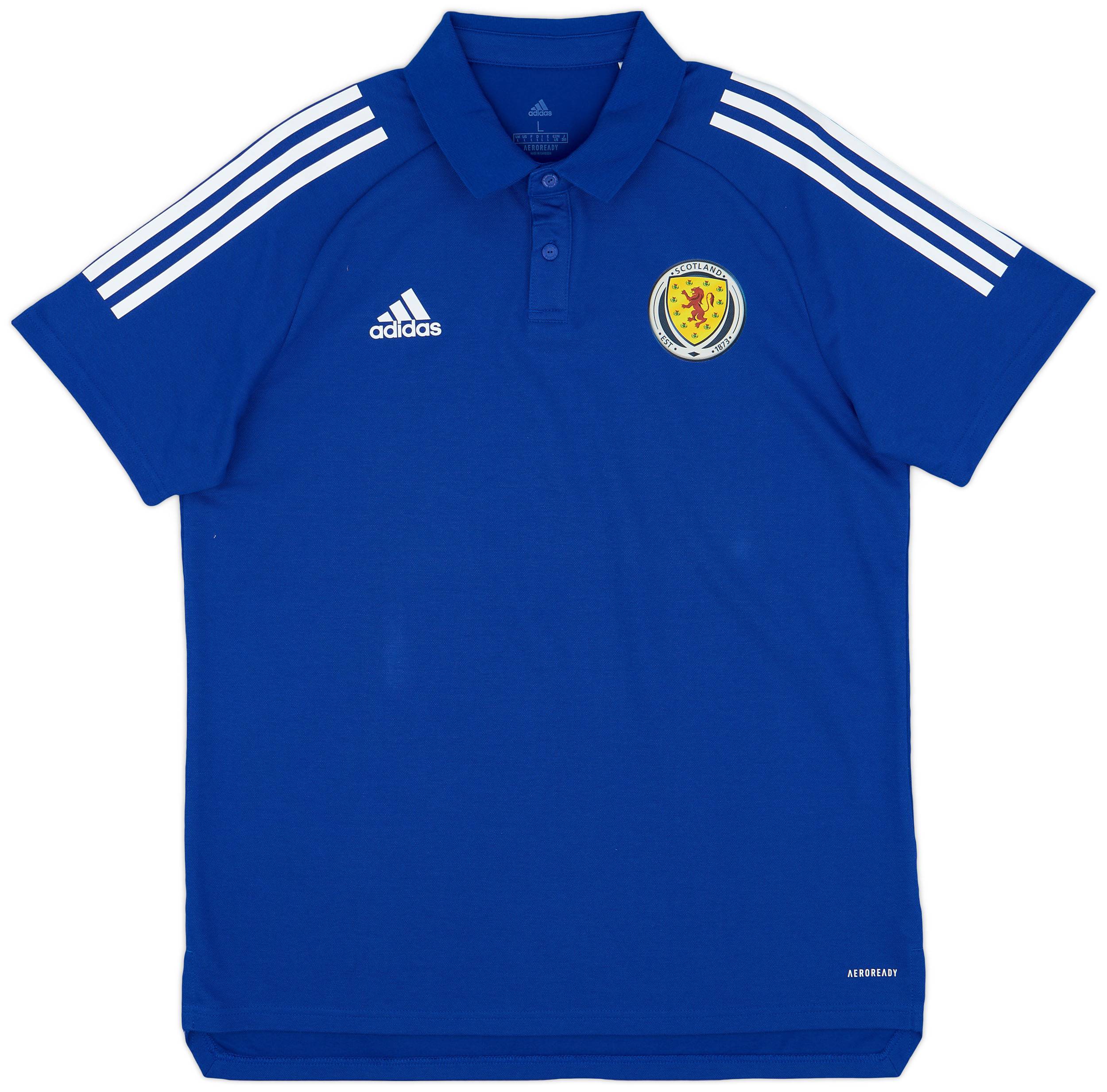 2020-21 Scotland adidas Polo T-Shirt - 6/10