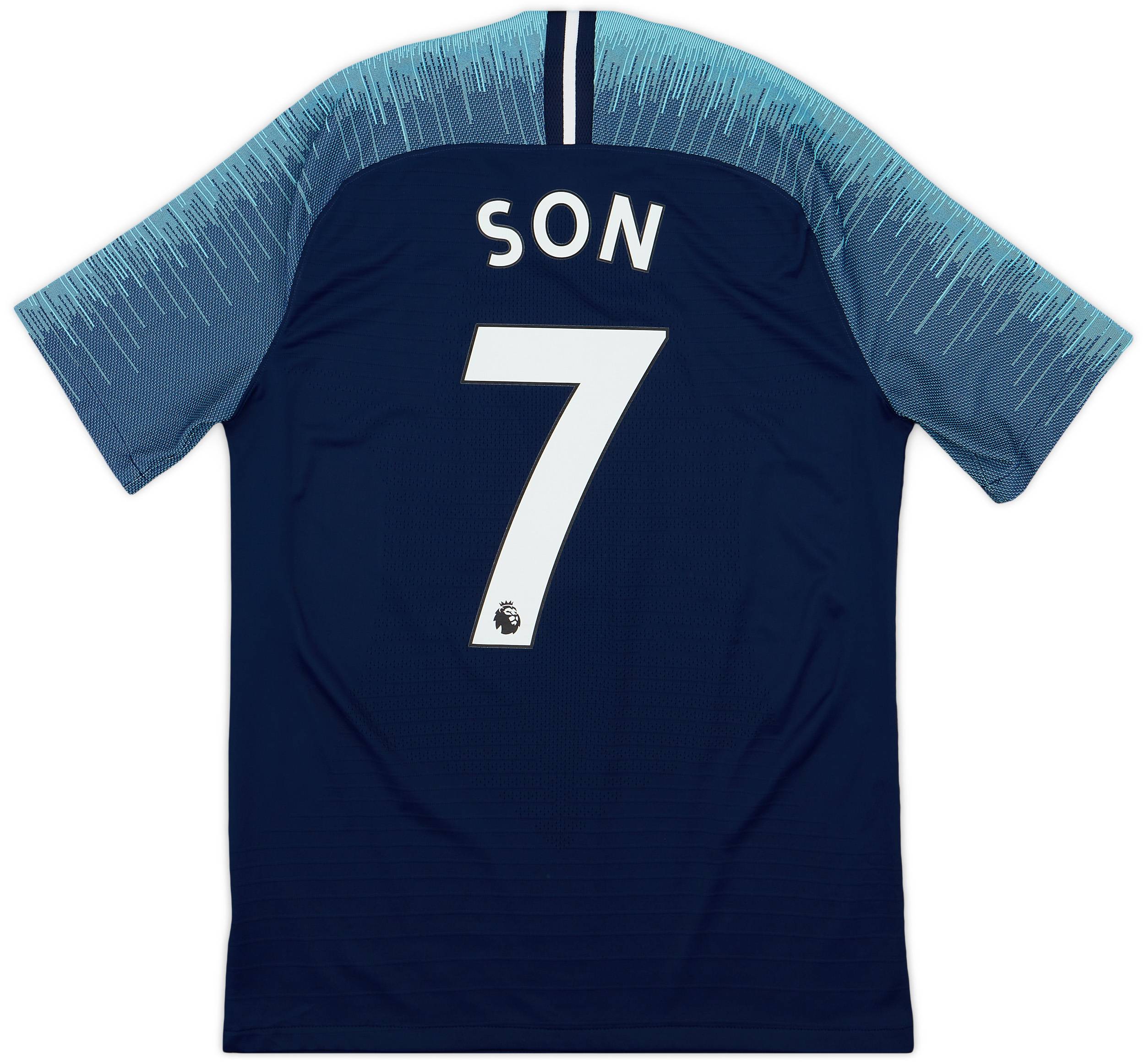 2018-19 Tottenham Authentic Away Shirt Son #7 - 8/10 - (M)