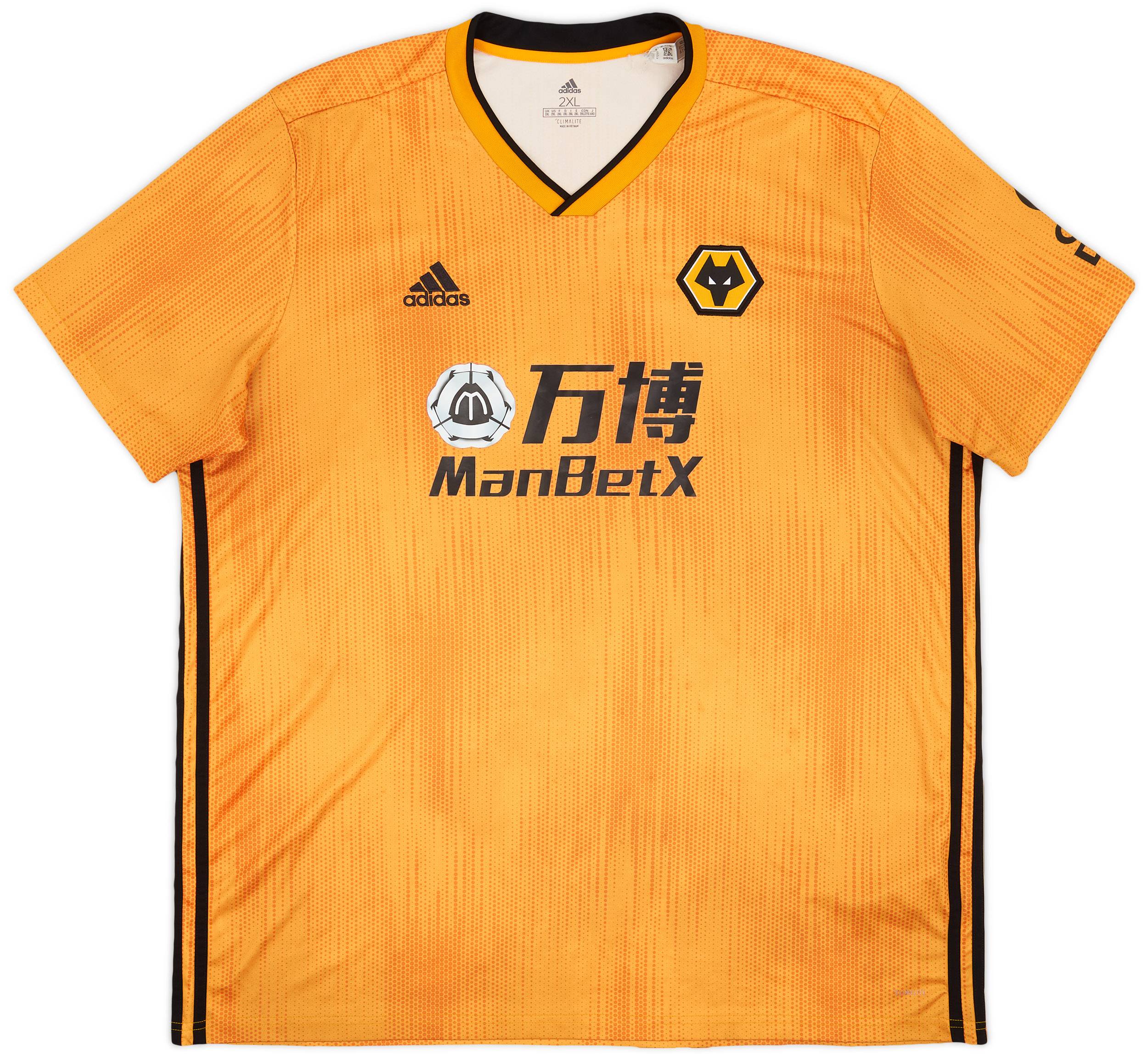 2019-20 Wolves Home Shirt - 5/10 - (XXL)