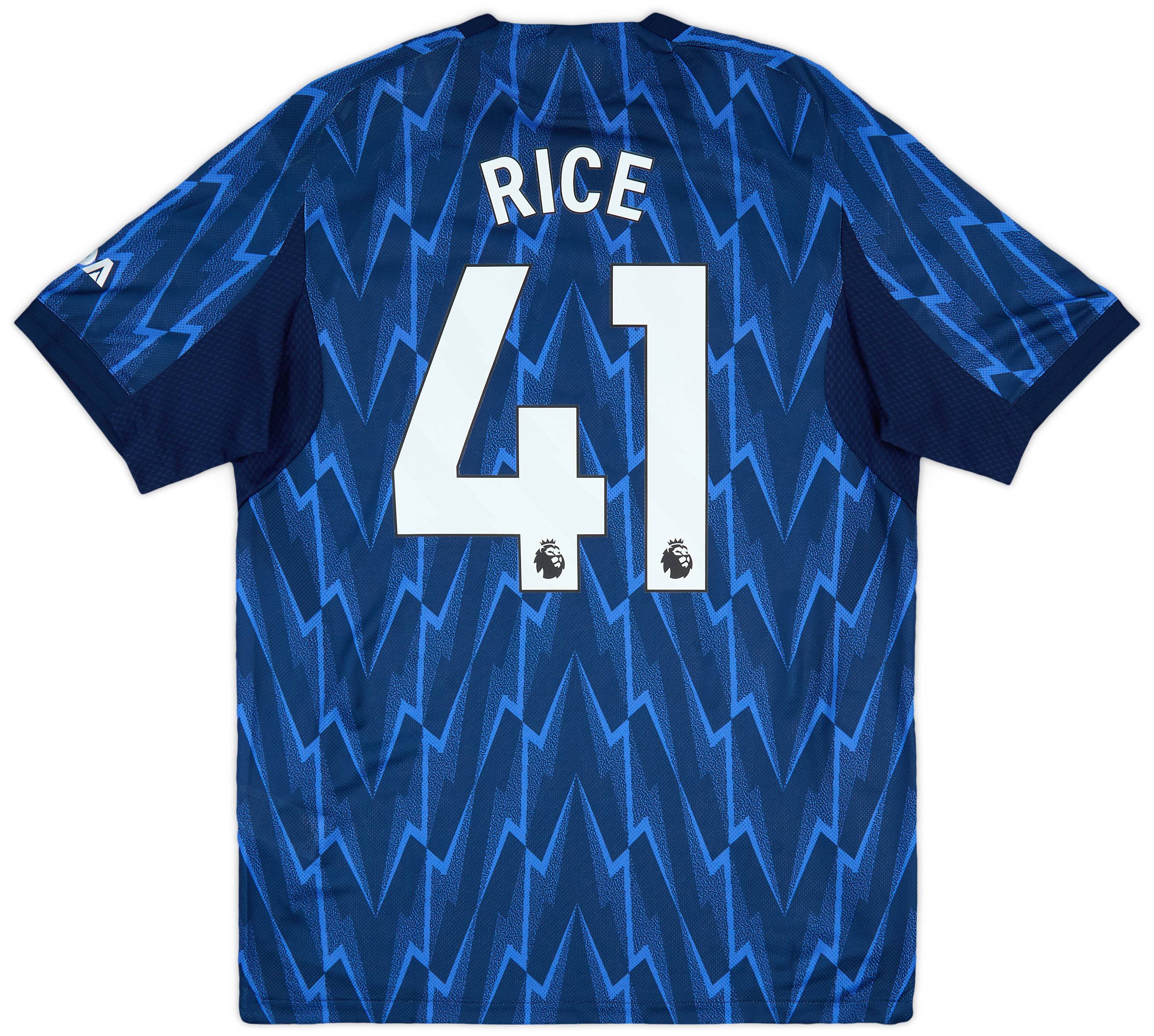 2025-26 Arsenal Authentic Away Shirt Rice #41