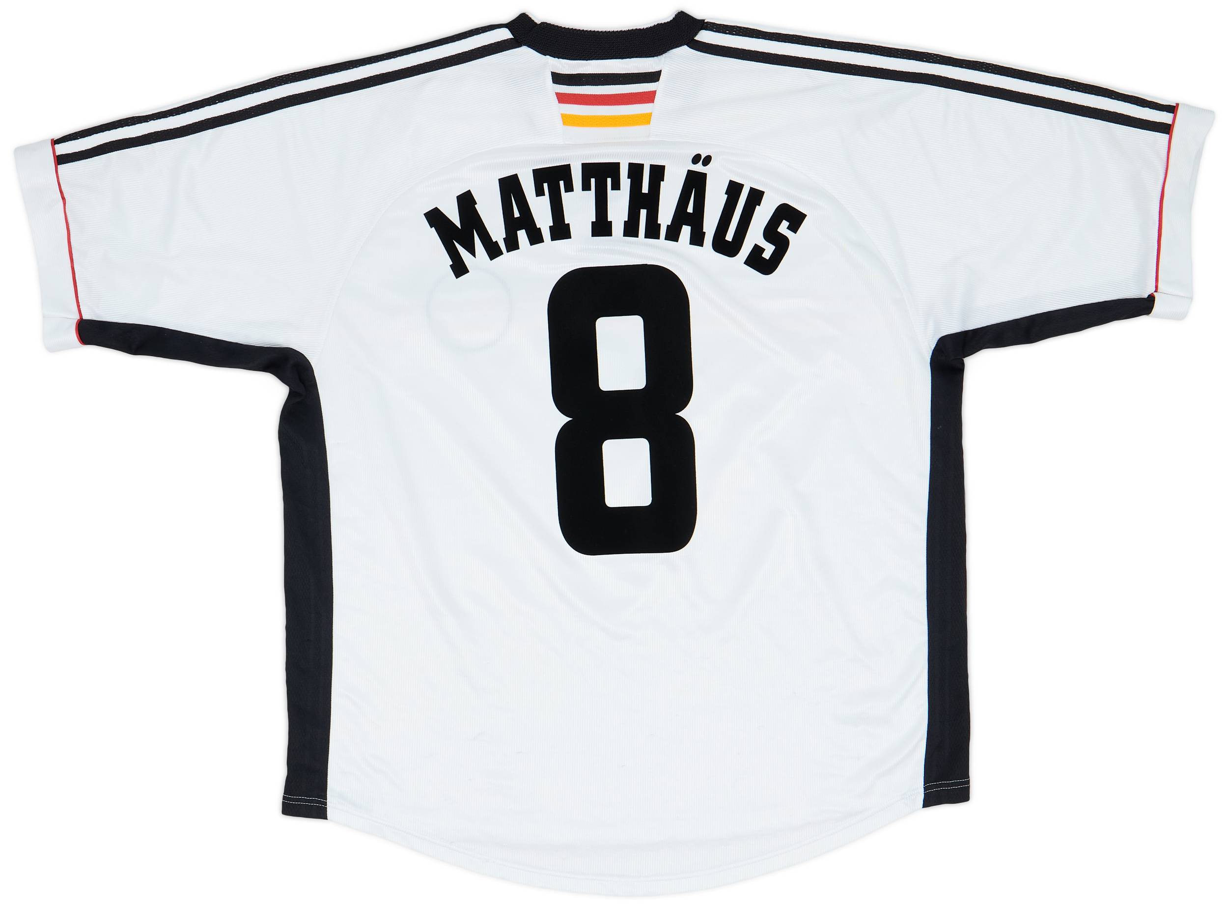1998-00 Germany Home Shirt Matthaus #8 - 6/10 - (XL)