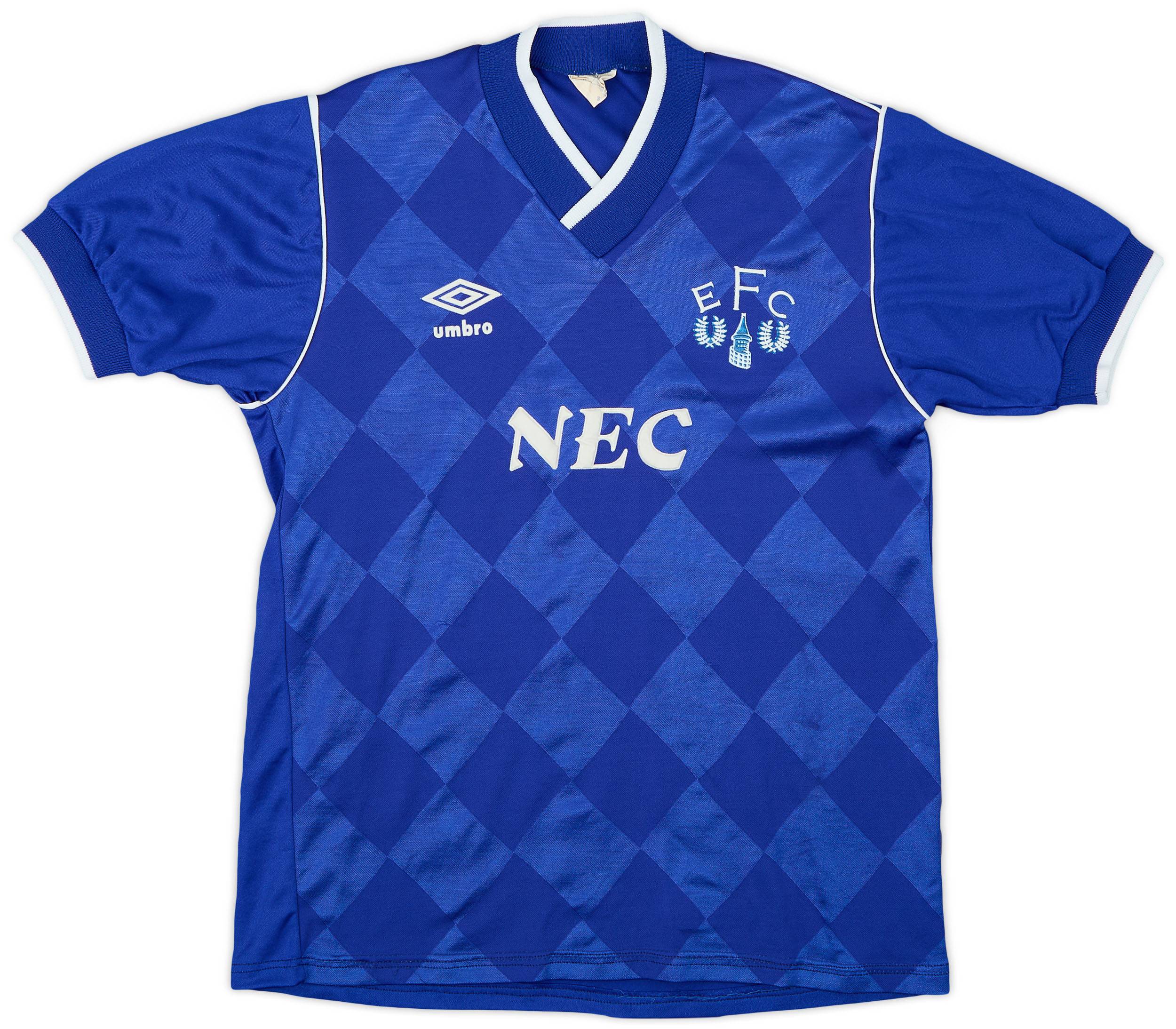 1986-89 Everton Home Shirt - 7/10 - (S)