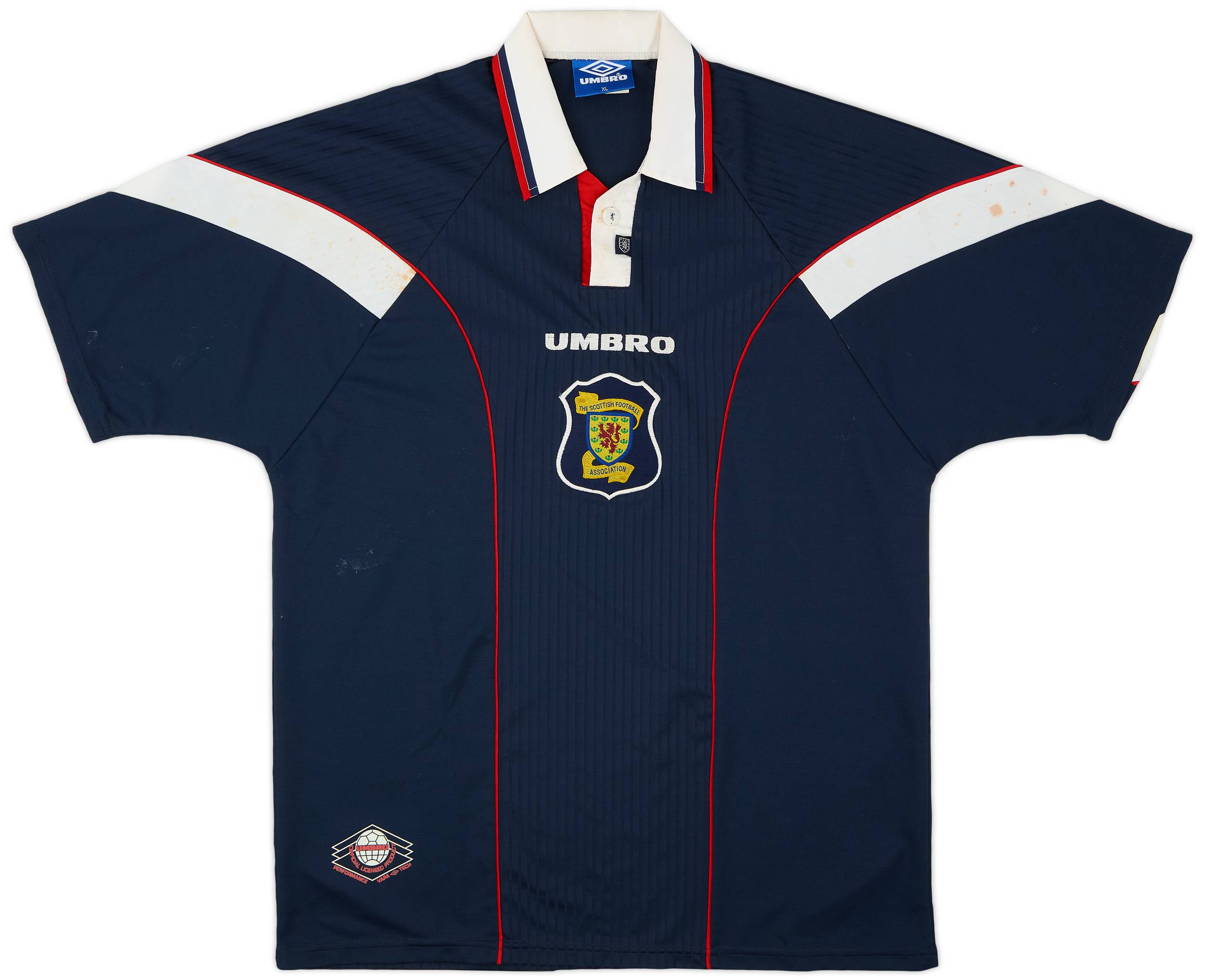 1996-98 Scotland Home Shirt - 5/10 - (XL)