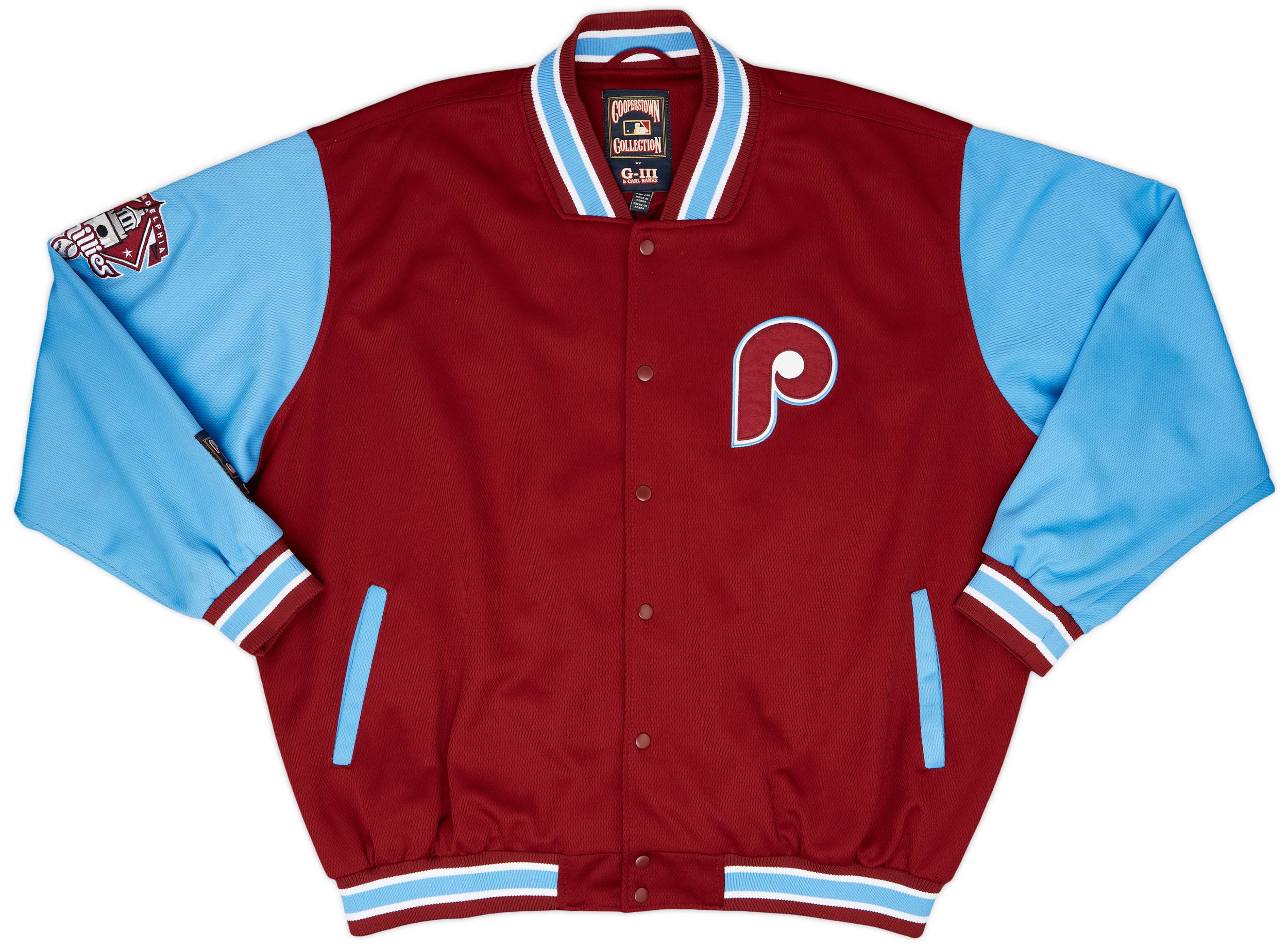 1980 Philadelphia Phillies G-III Cooperstown Collection Bomber Jacket ...