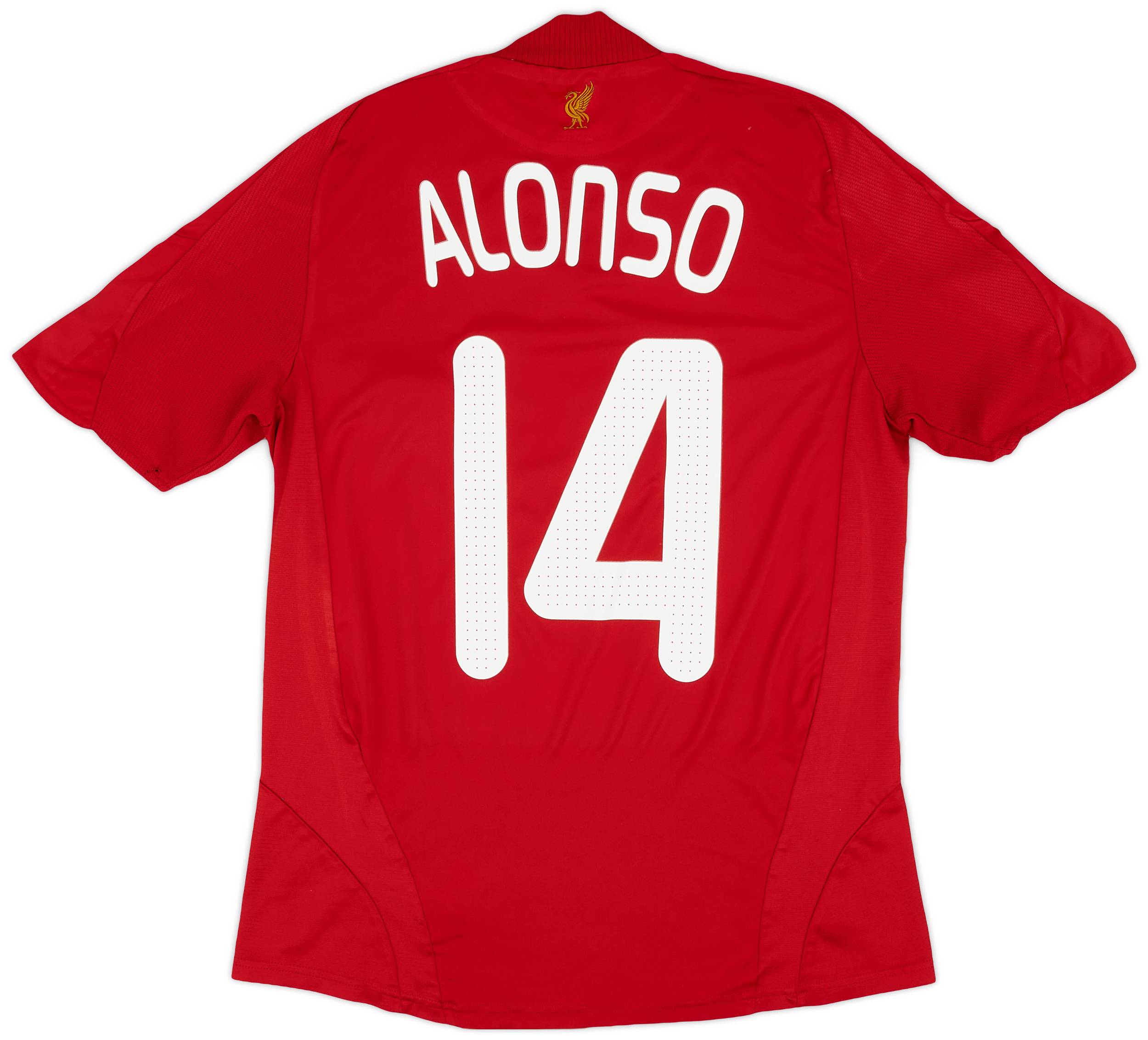 2008-10 Liverpool Home Shirt Alonso #14 - 5/10 - (S)