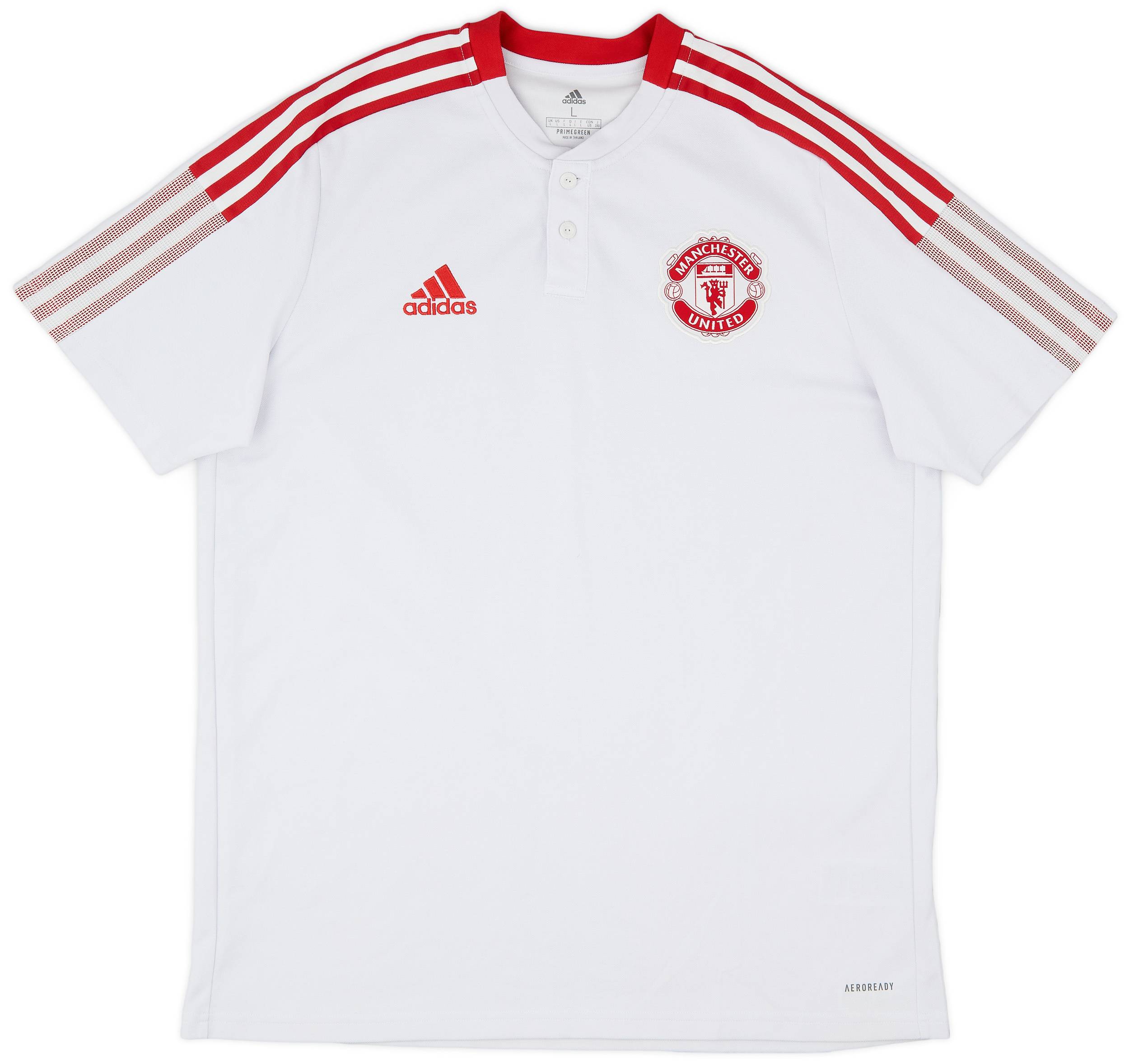 2021-22 Manchester United adidas Polo Shirt - 5/10 - (L)