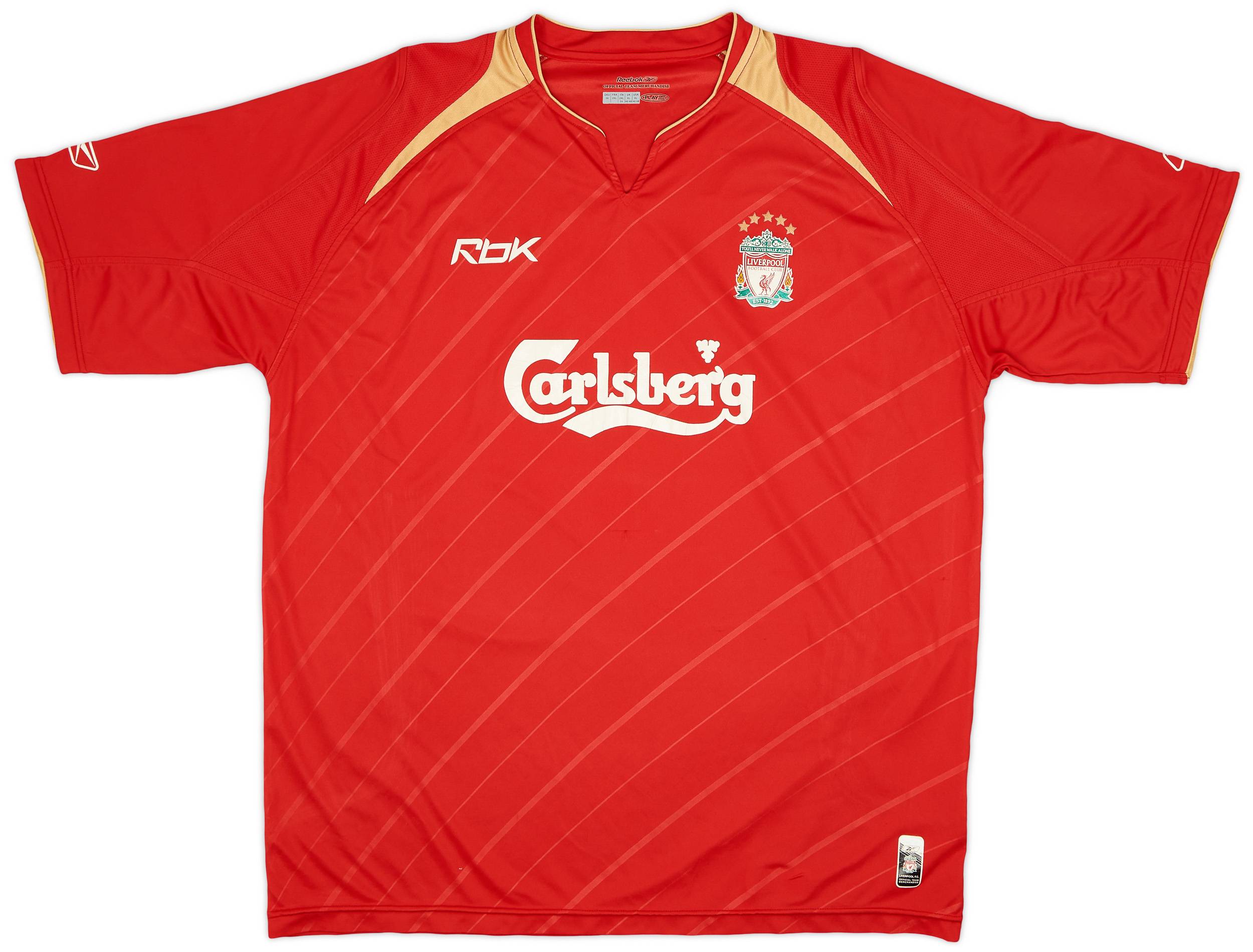 2005-06 Liverpool CL Home Shirt - 6/10 - (XL)