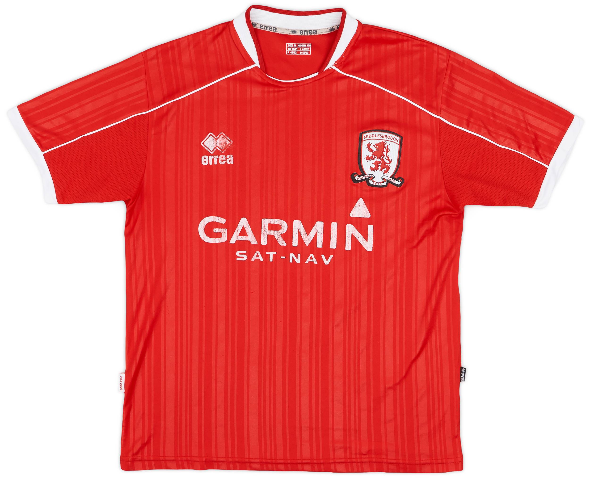 2007-08 Middlesbrough Home Shirt - 5/10 - (M)