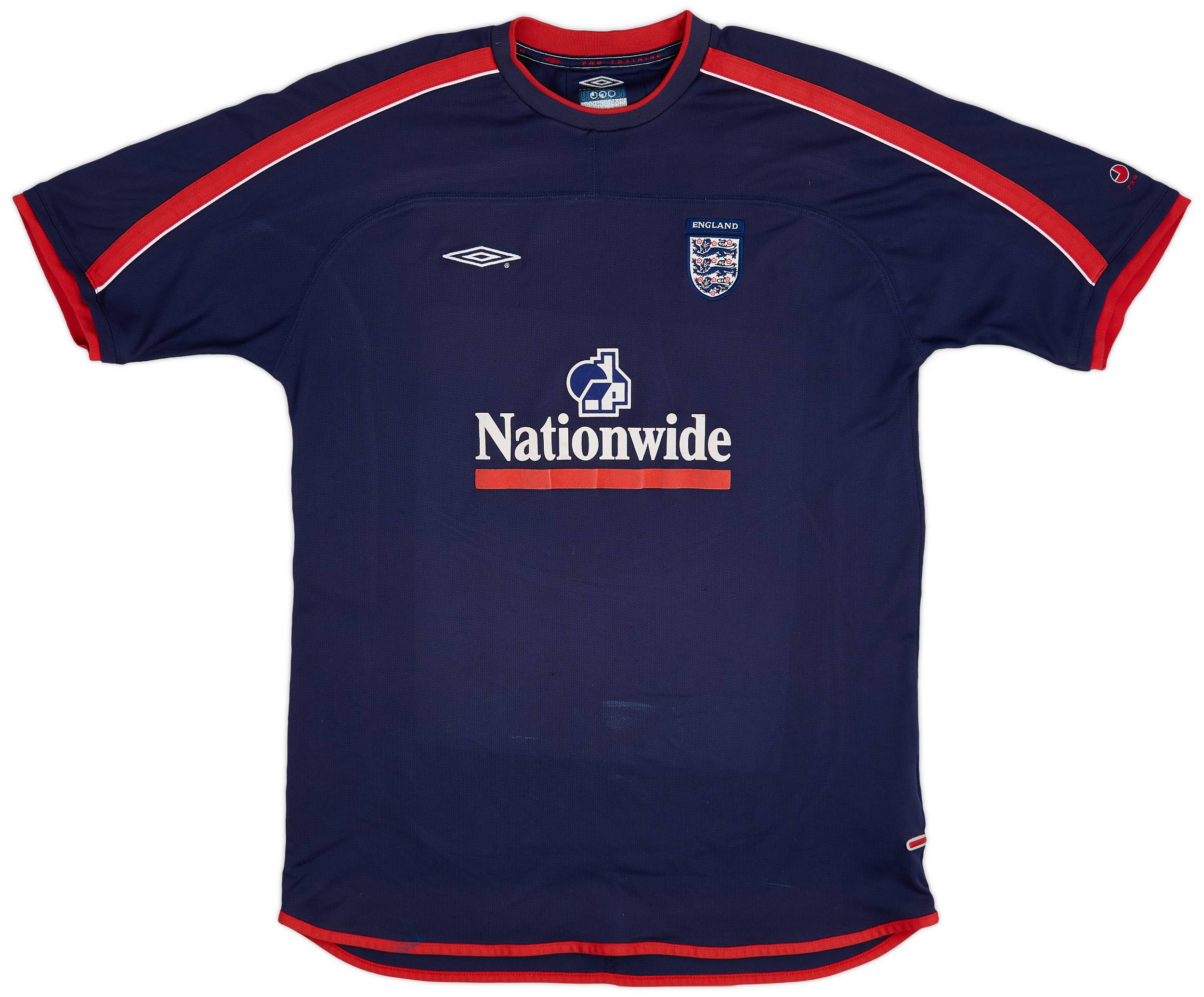2001-02 England Umbro Training Shirt - 4/10 - (XL)