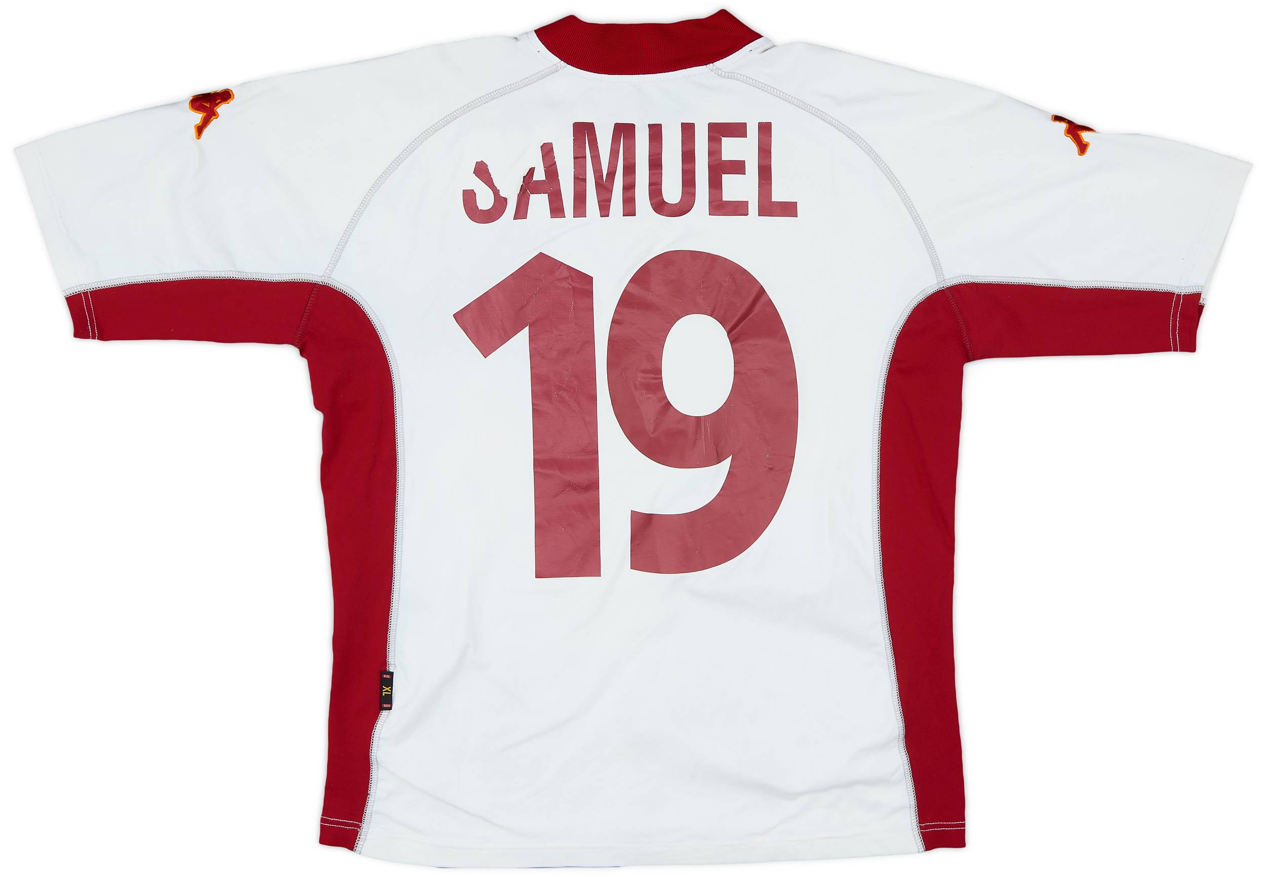 2001-02 Roma Away Shirt Samuel #19 - 4/10 - (XL)