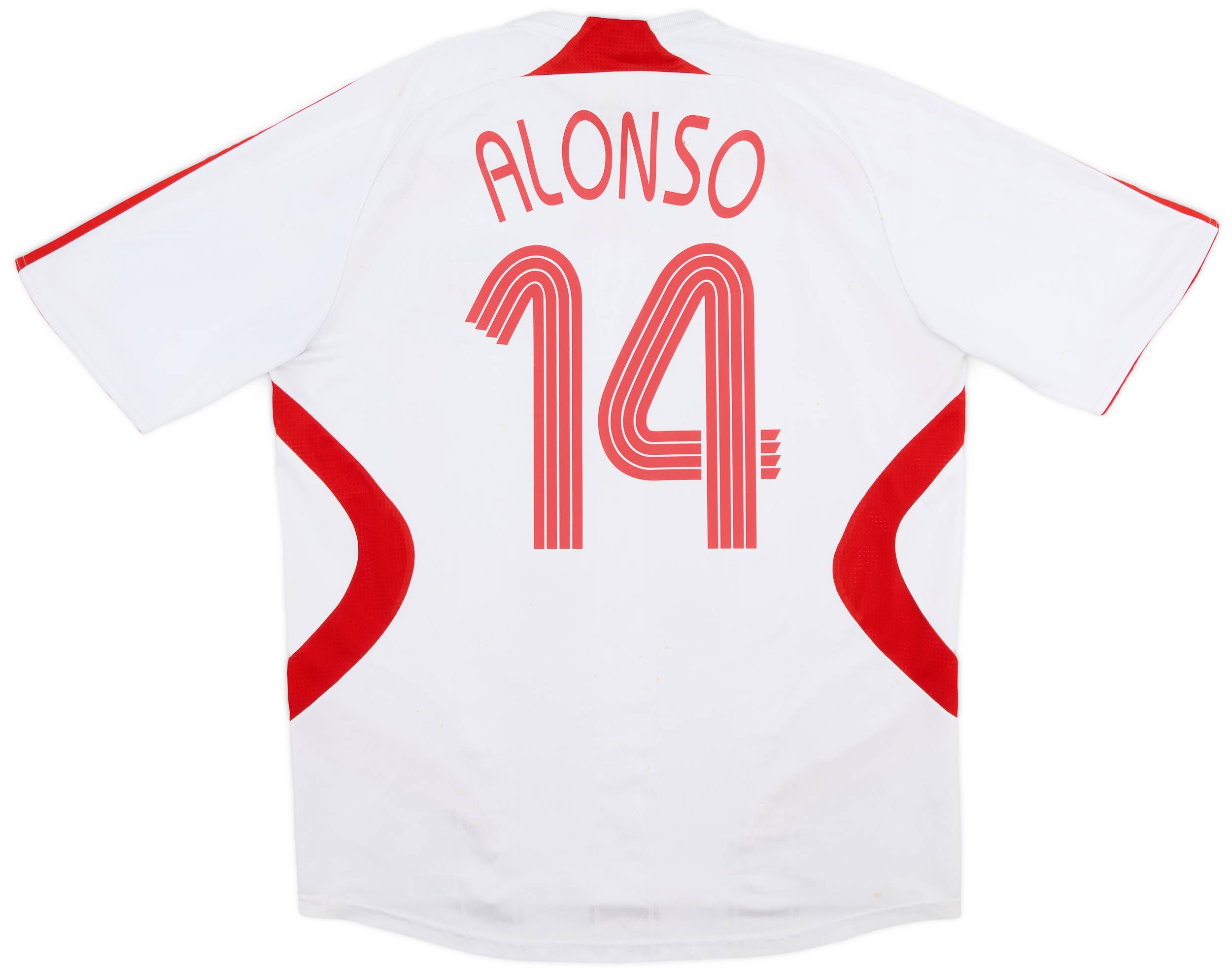 2007-08 Liverpool Away Shirt Alonso #14 - 5/10 - (L)