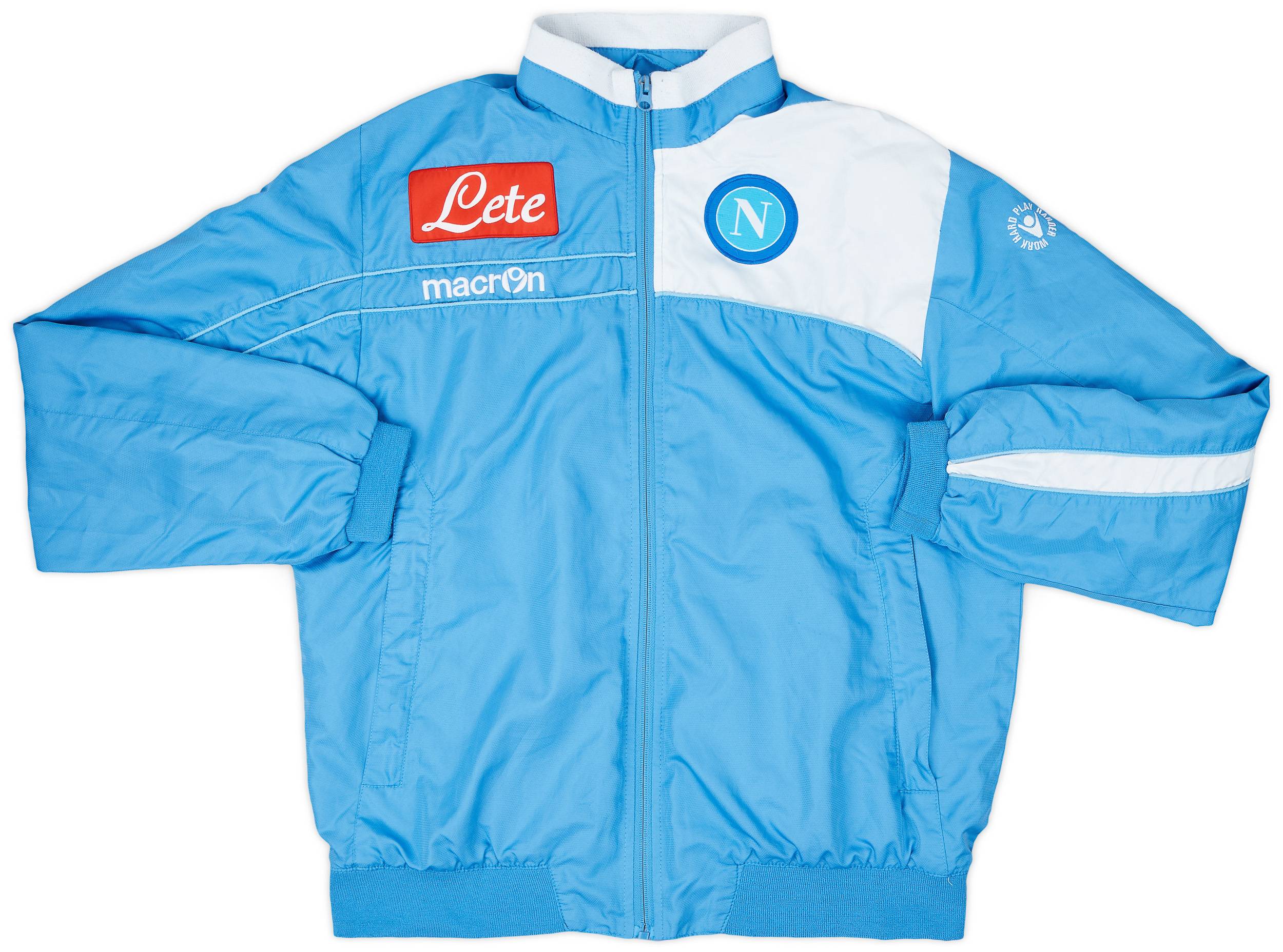 2011-12 Napoli Macron Track Jacket - 7/10 - (M)