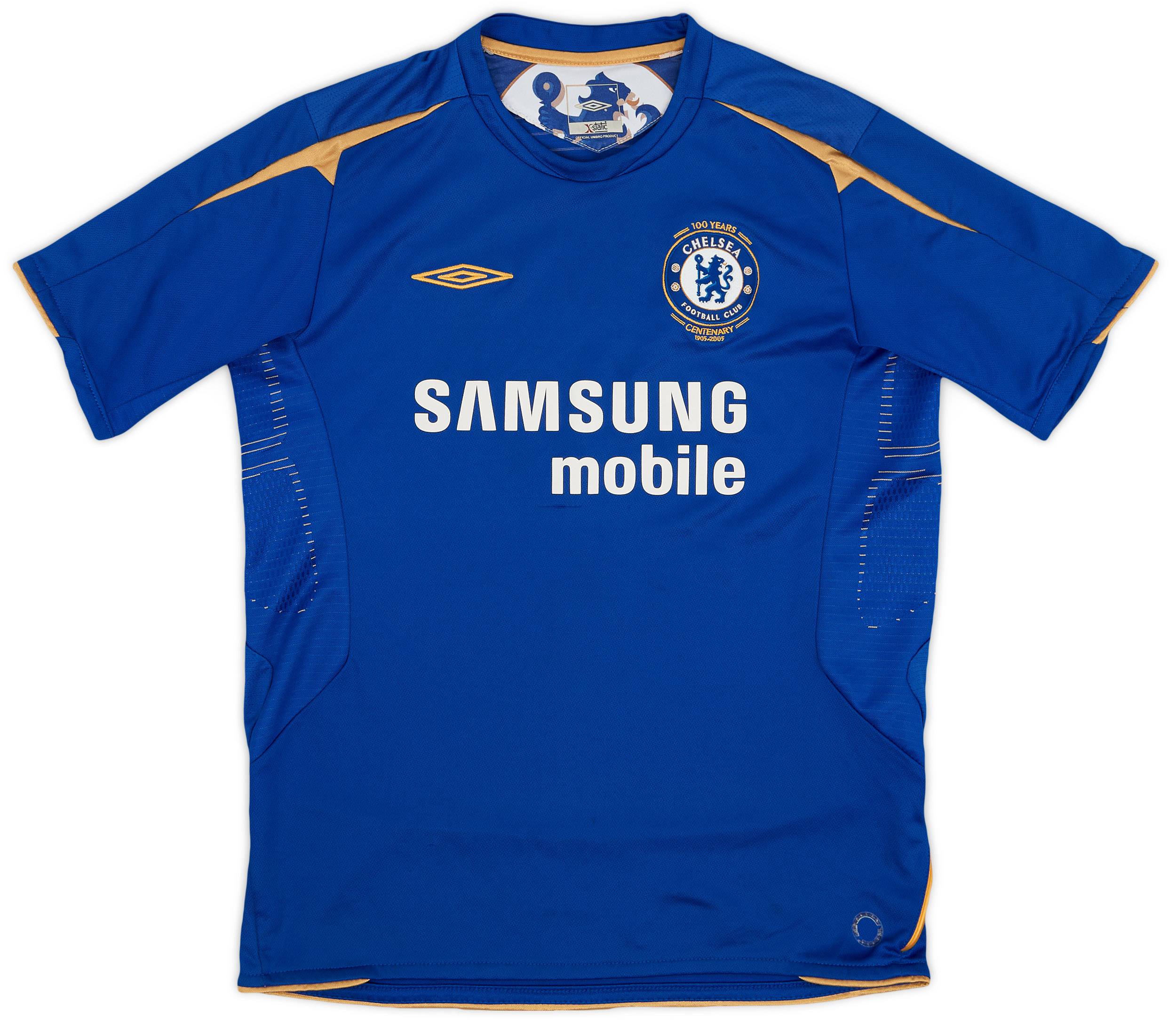 2005-06 Chelsea Centenary Home Shirt - 7/10 - (L.Boys)