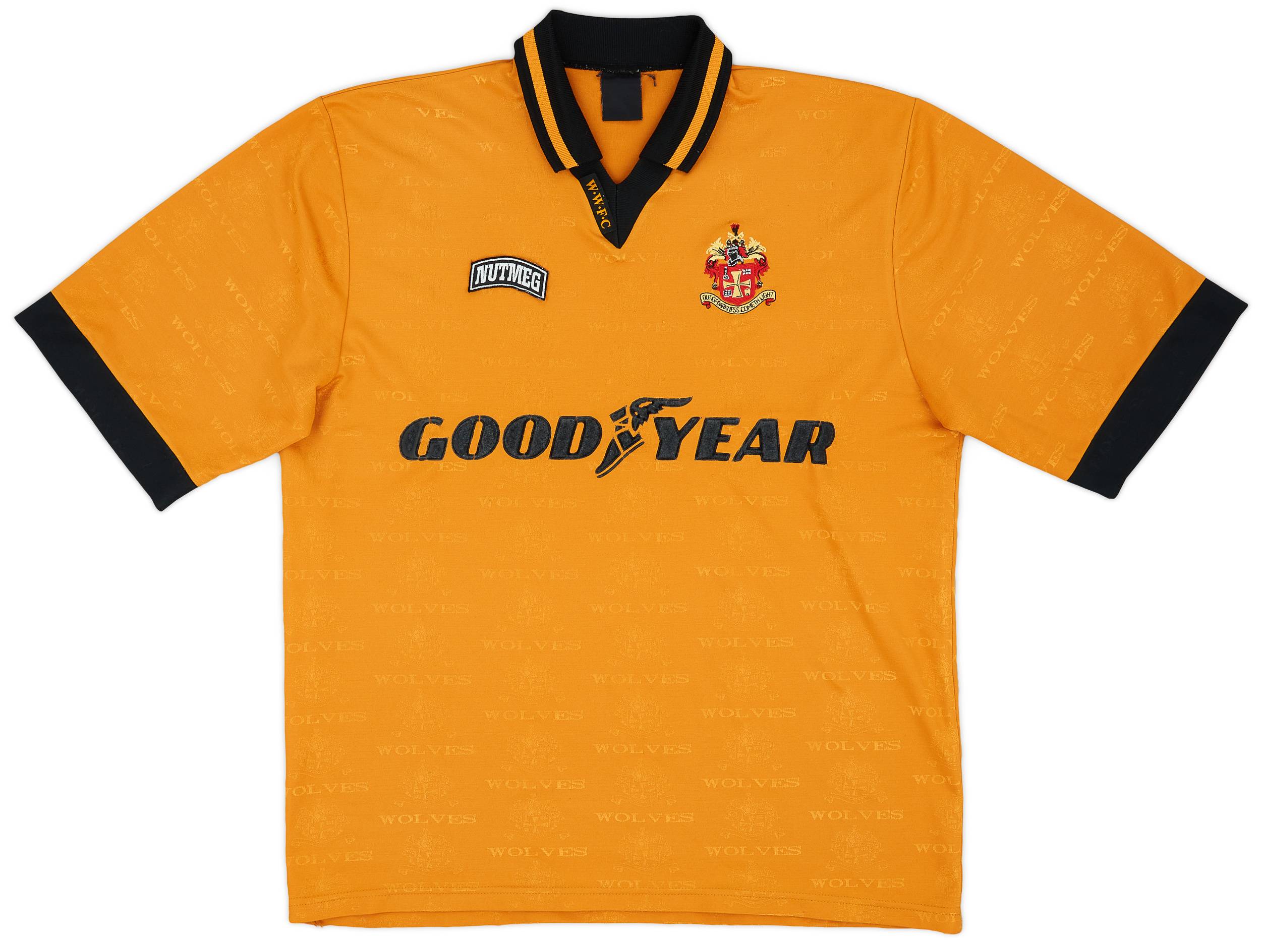 1995-96 Wolves Home Shirt - 8/10 - (XL)