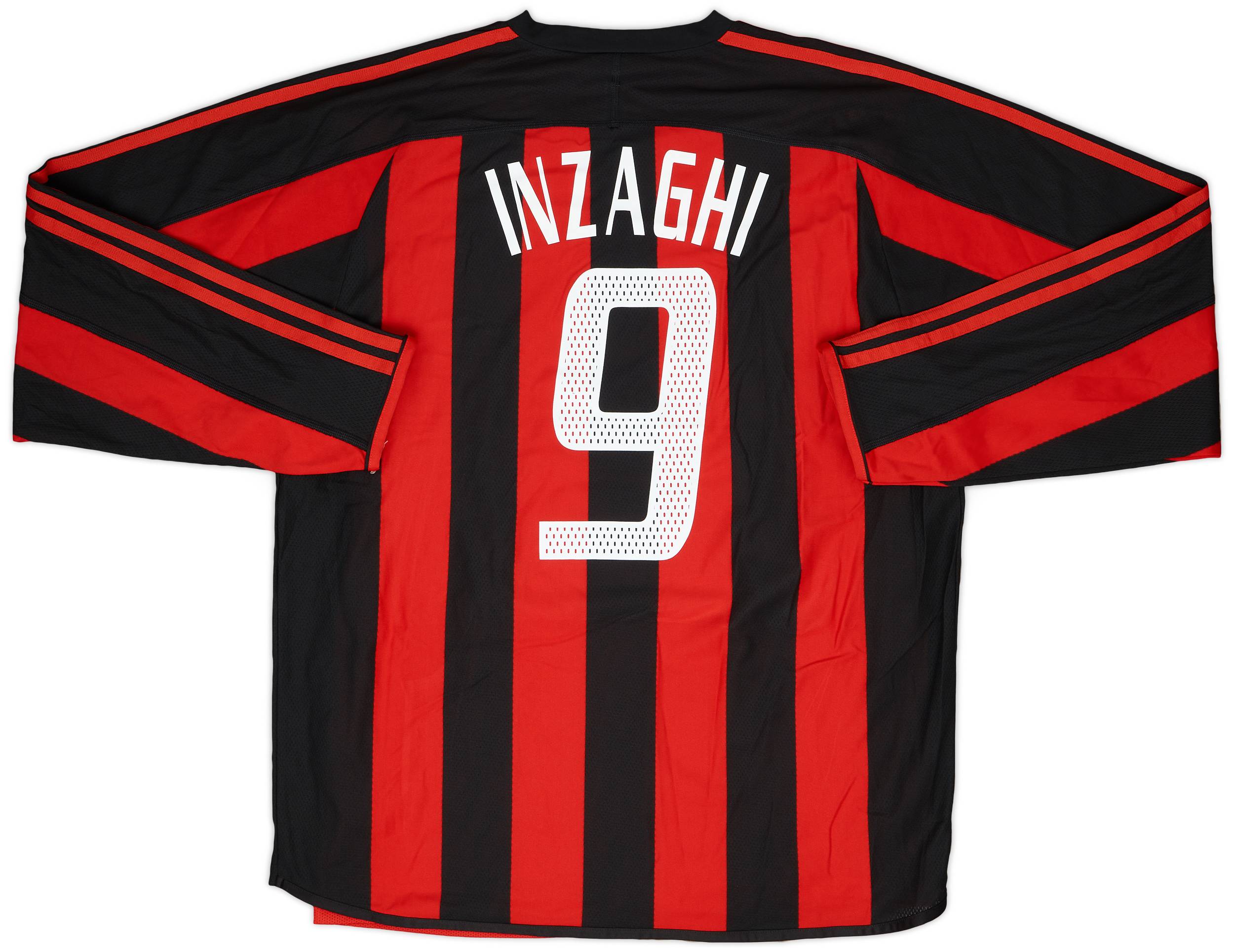 2003-04 AC Milan Player Issue Home L/S Shirt Inzaghi #9
