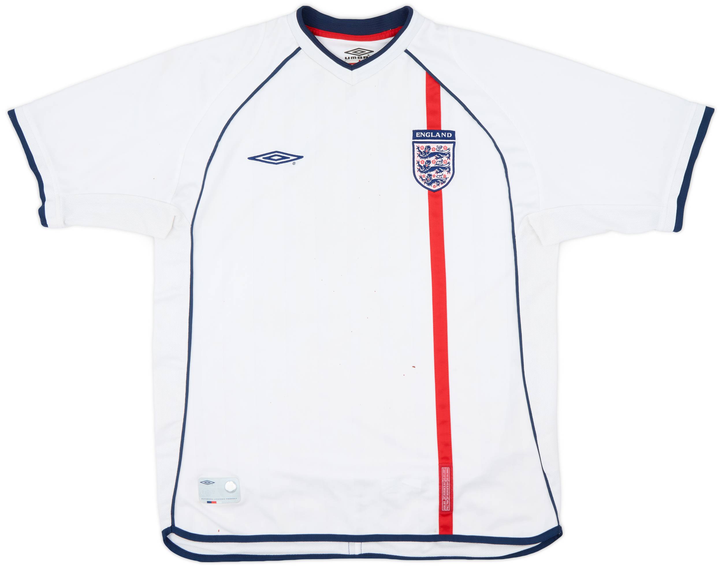 2001-03 England Home Shirt - 4/10 - (L)