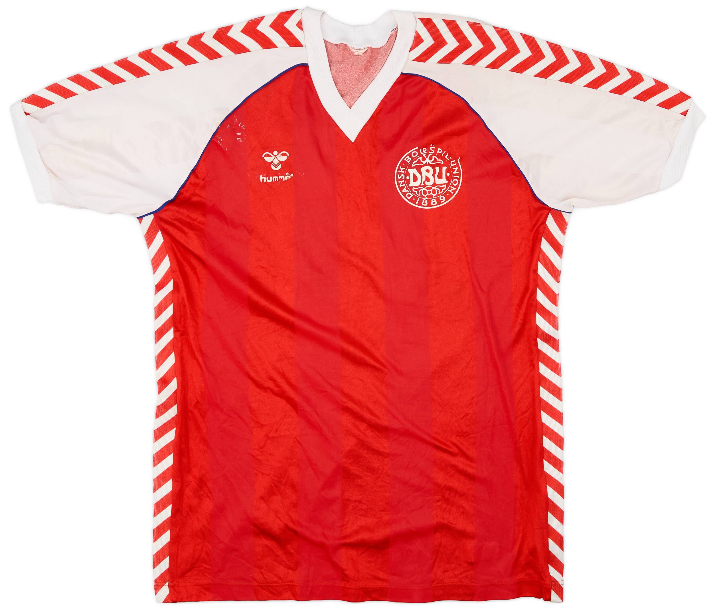 1984-86 Denmark Home Shirt #10 - 5/10 - (L)