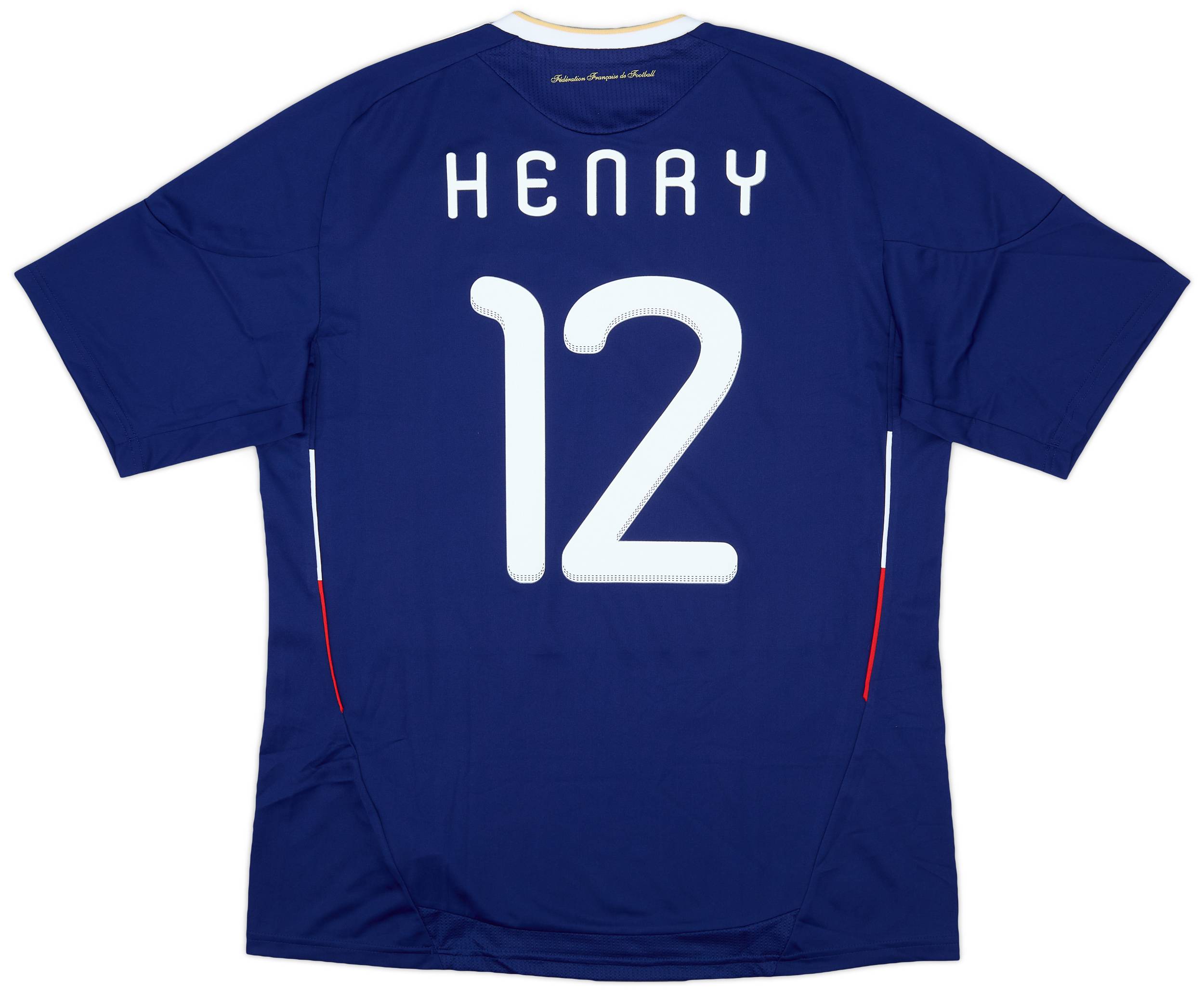 2009-10 France Home Shirt Henry #12 (L)