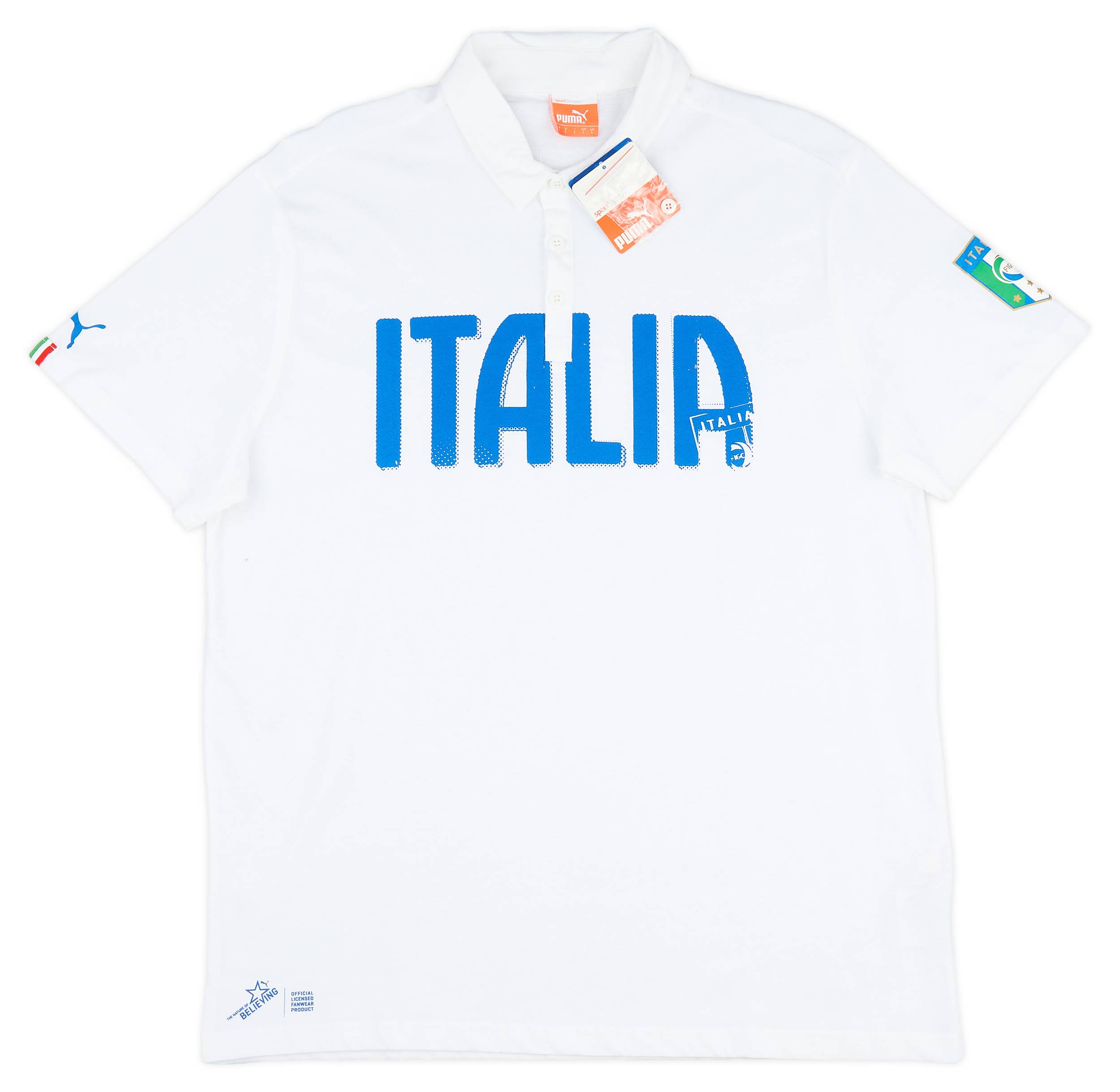 2014-15 Italy Puma Polo T-Shirt - NEW