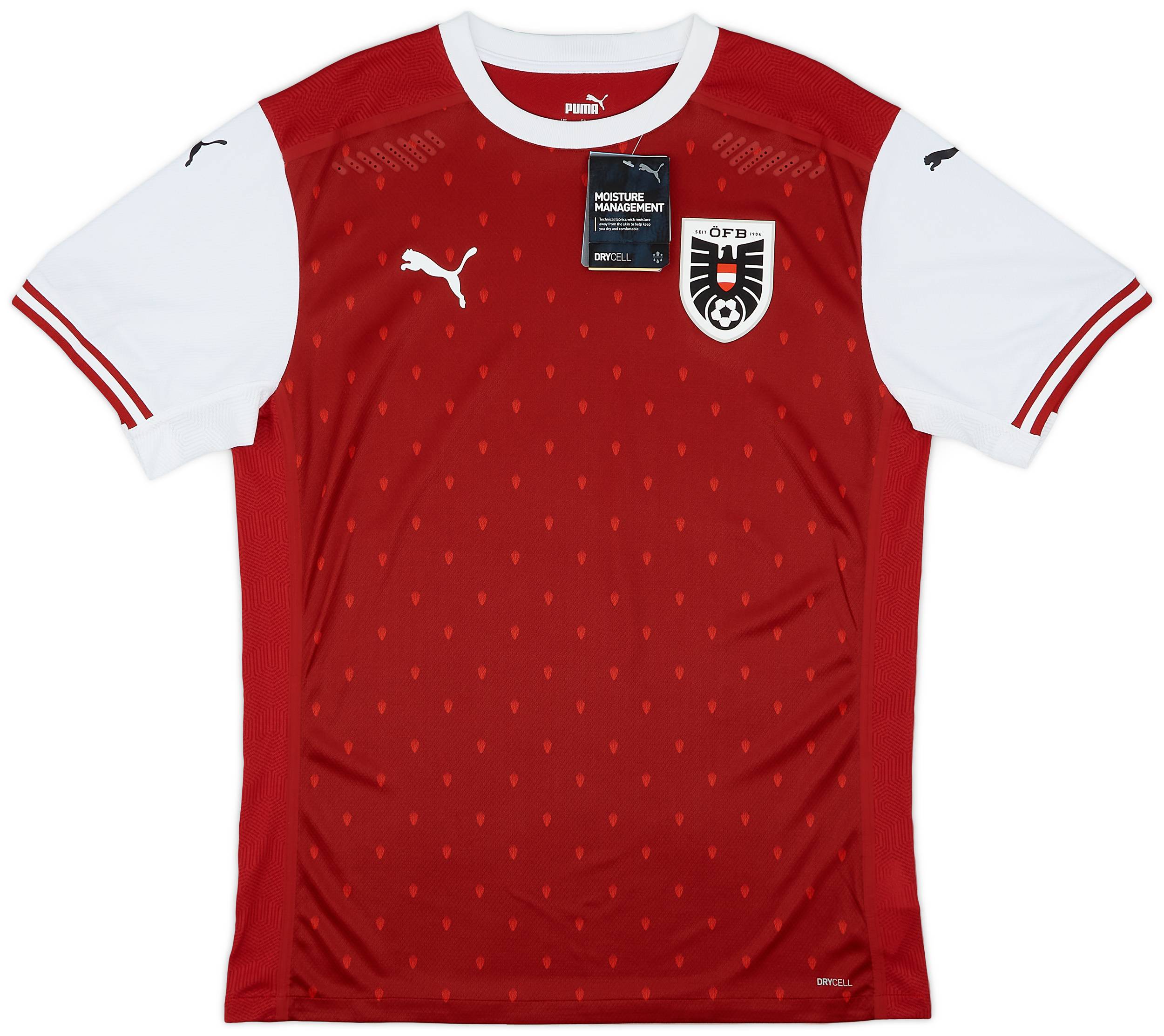 2020-21 Austria Player Issue Home Shirt