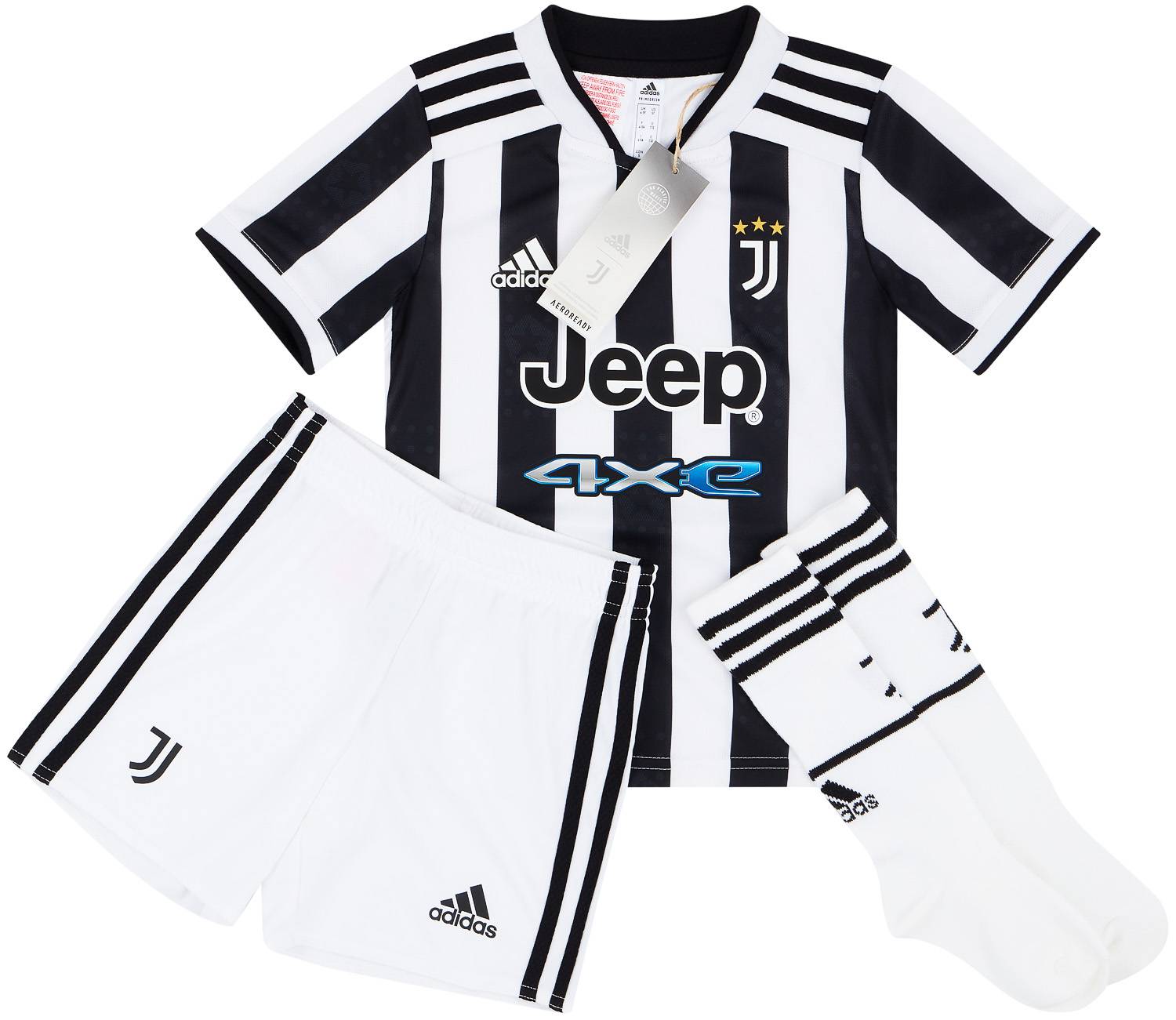 2021-22 Juventus Home Full Kit (Little Kids)