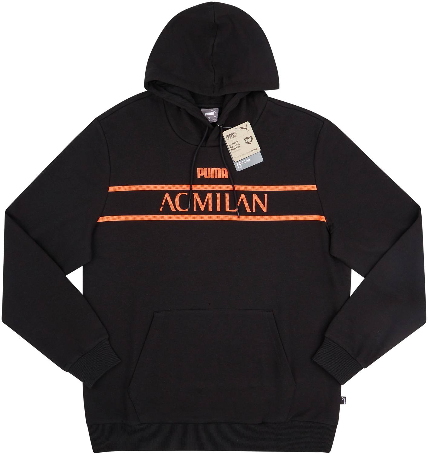 2021-22 AC Milan Puma FtblLegacy Hooded Sweat Top
