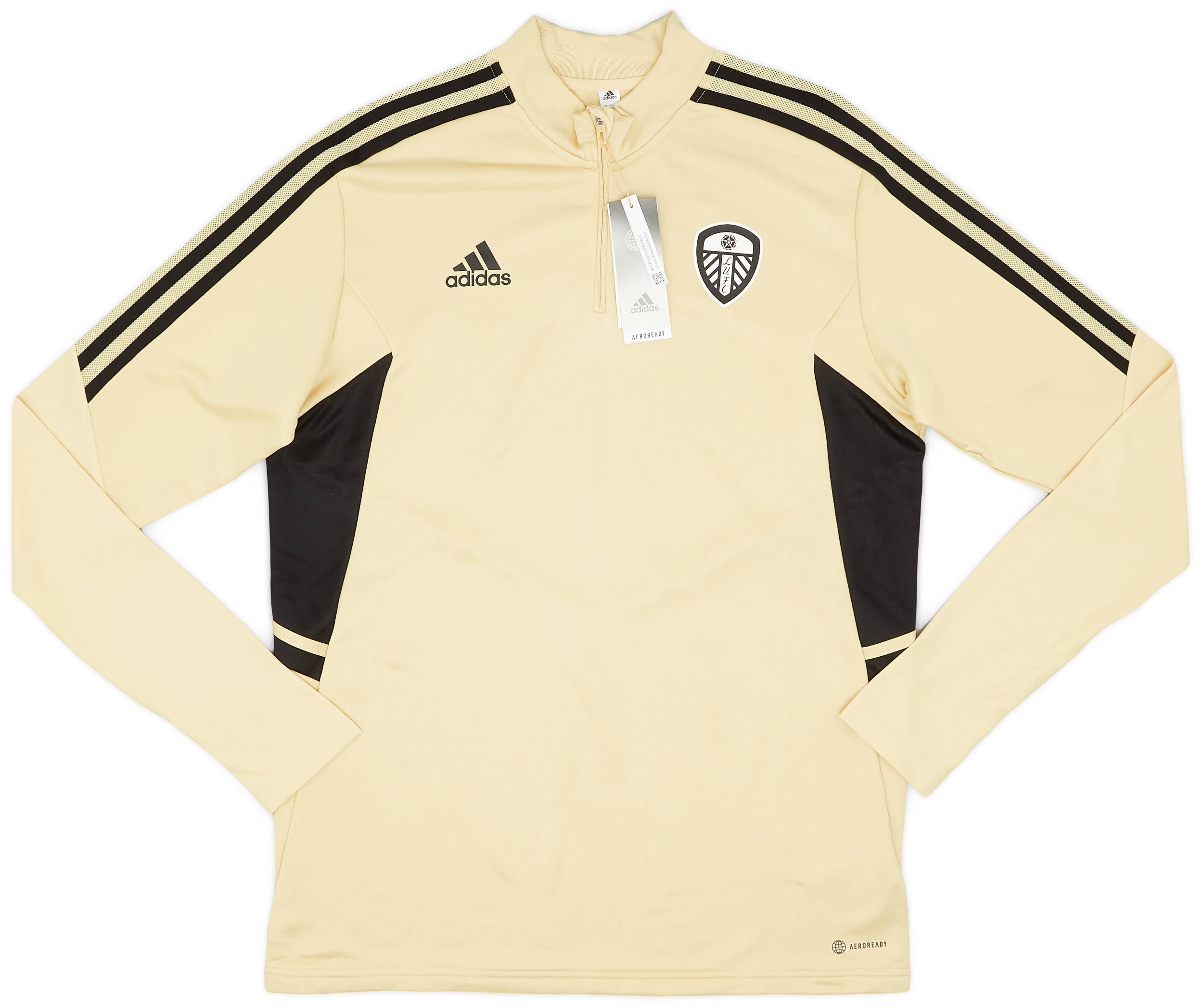 2022-23 Leeds United adidas 1/4 Zip Training Top (XXL)