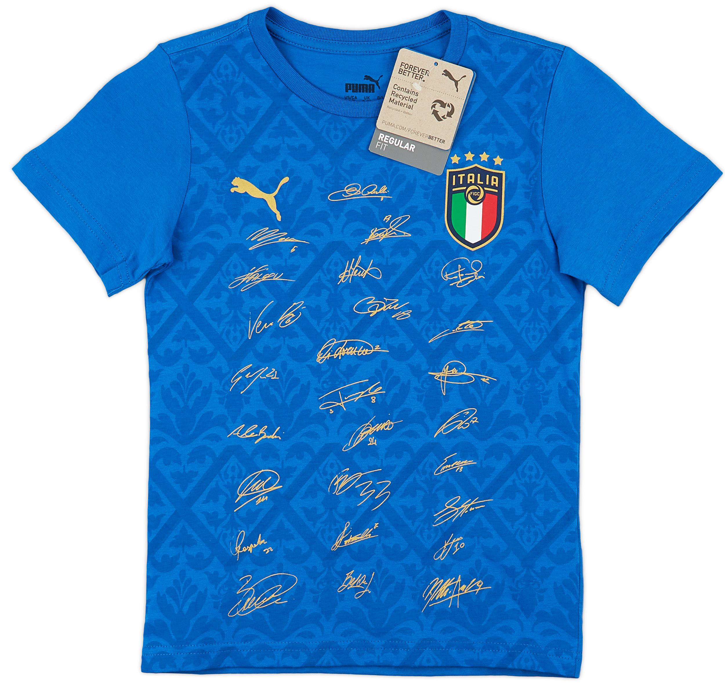 2021-2022 Italy Puma Signature Winner Tee KIDS