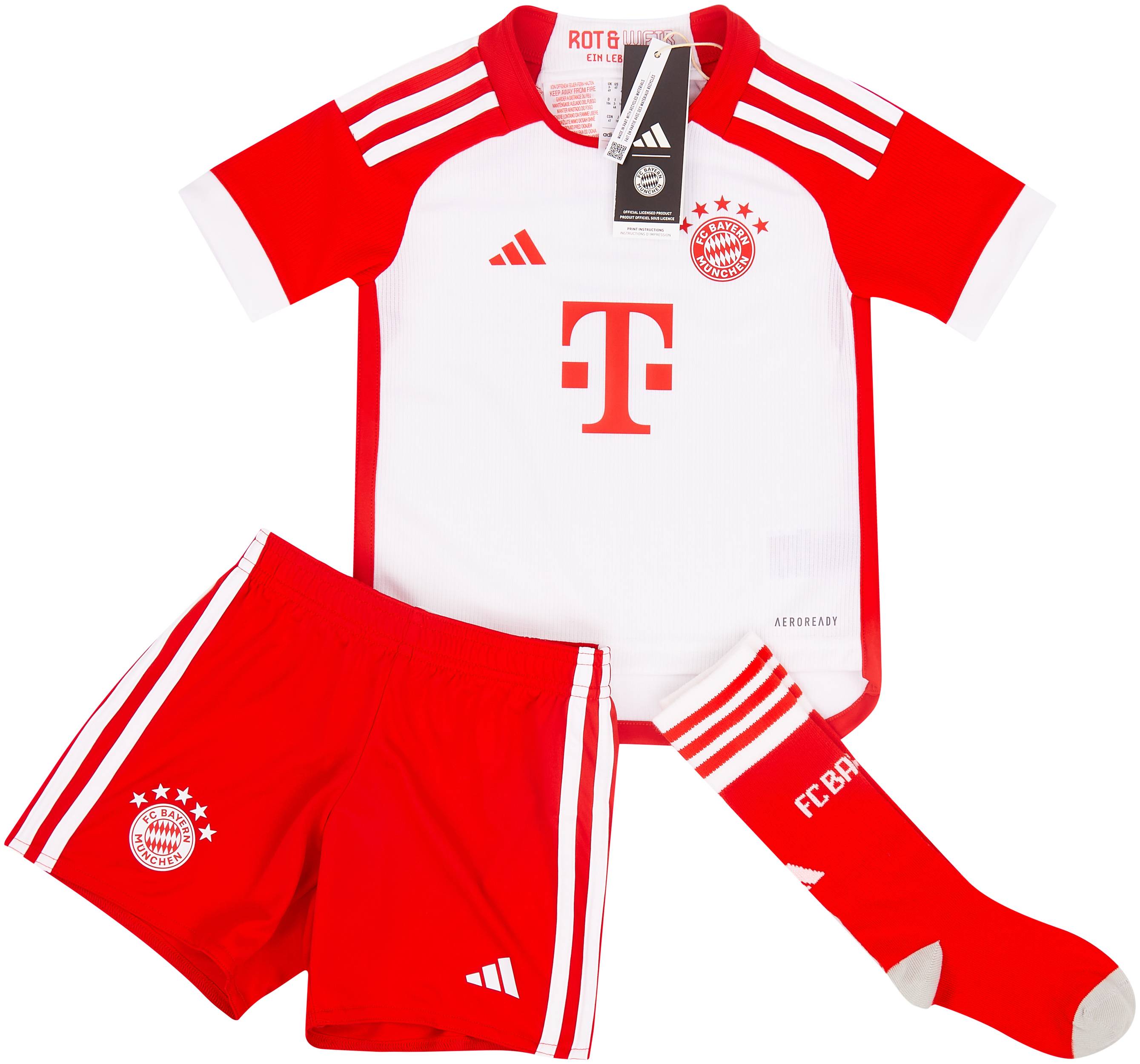 2023-24 Bayern Munich Home Full Kit Little Kids