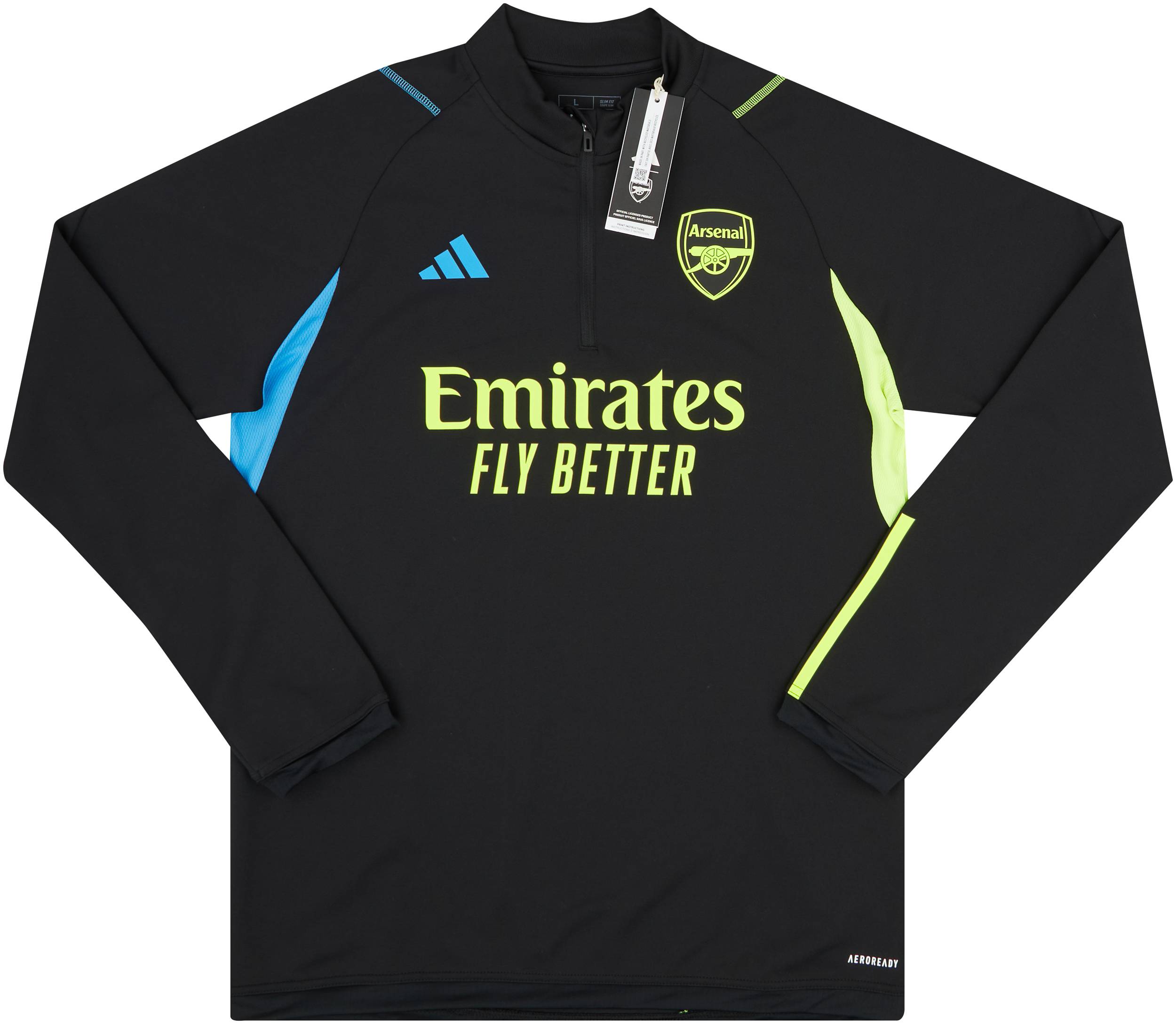 2023-24 Arsenal adidas 1/4 Zip Training Top