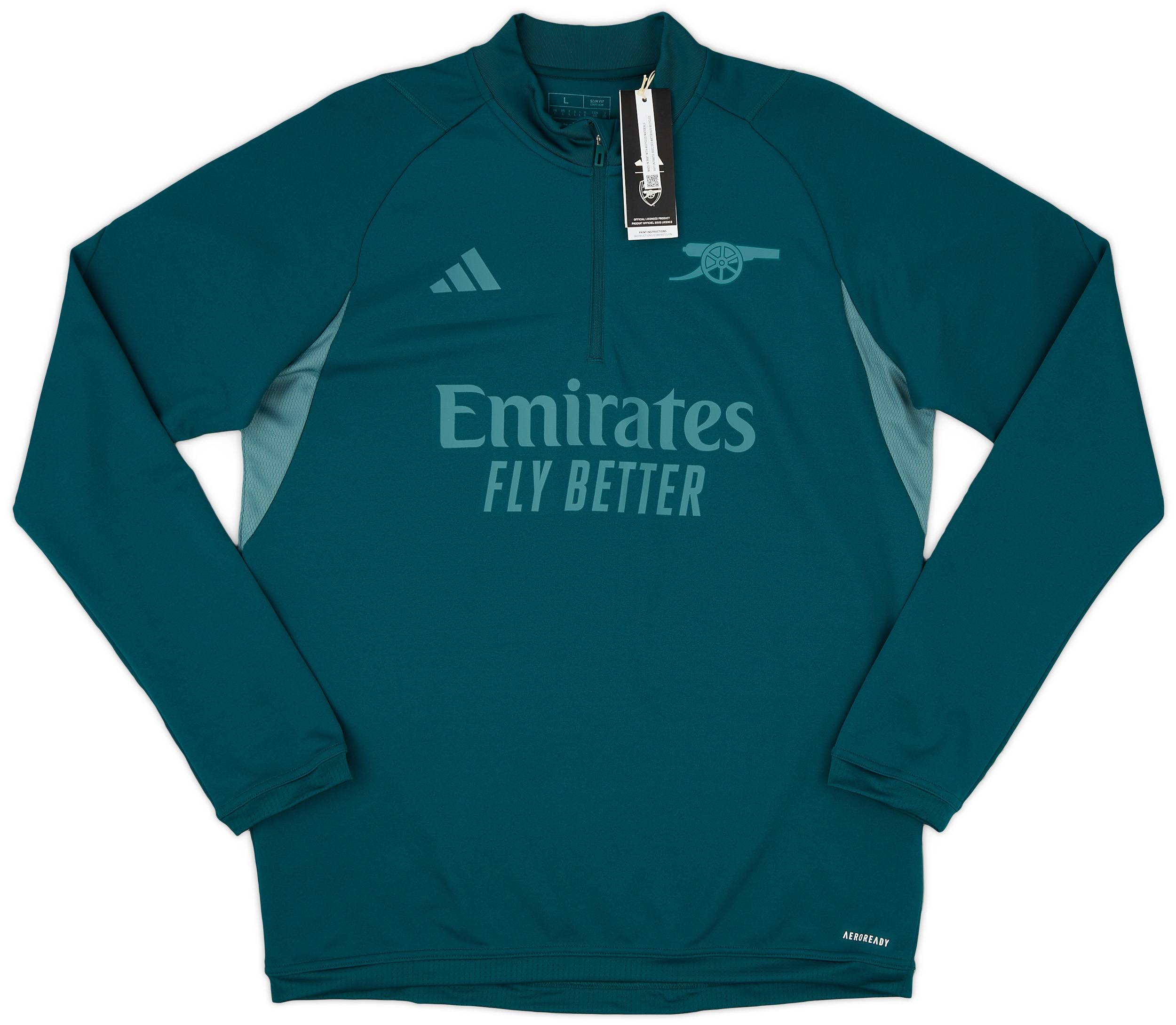 2023-24 Arsenal adidas European 1/4 Zip Training Top